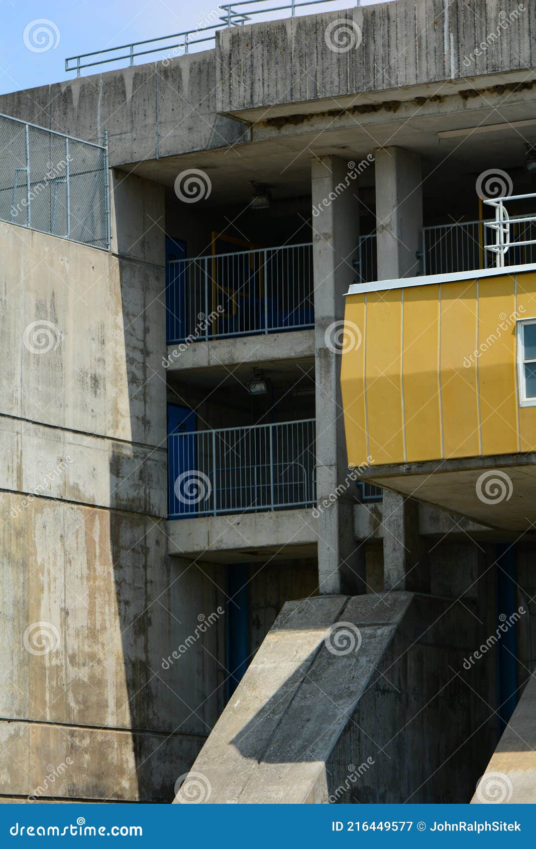 Dam Control House stock image. Image of house, water - 216449577