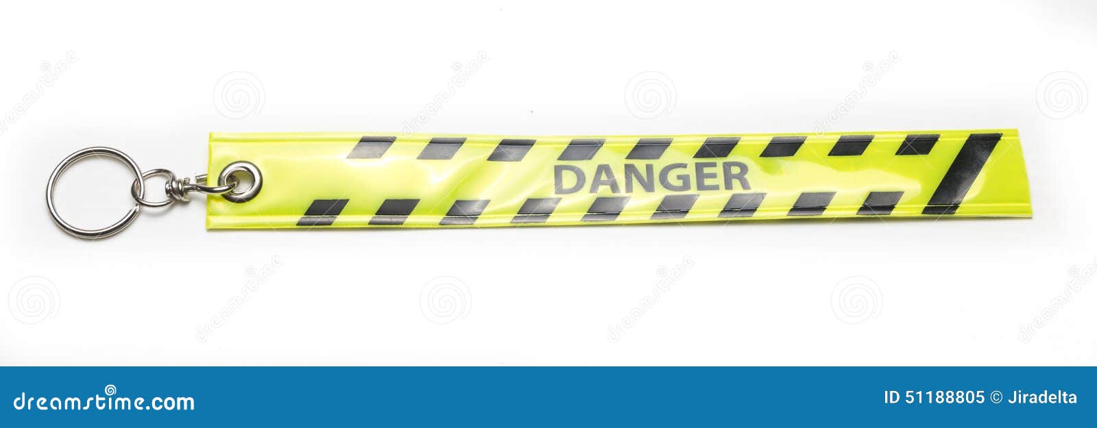Yellow Danger Warning Sign Hang Tag Ribbon Stock Image - Image of ...