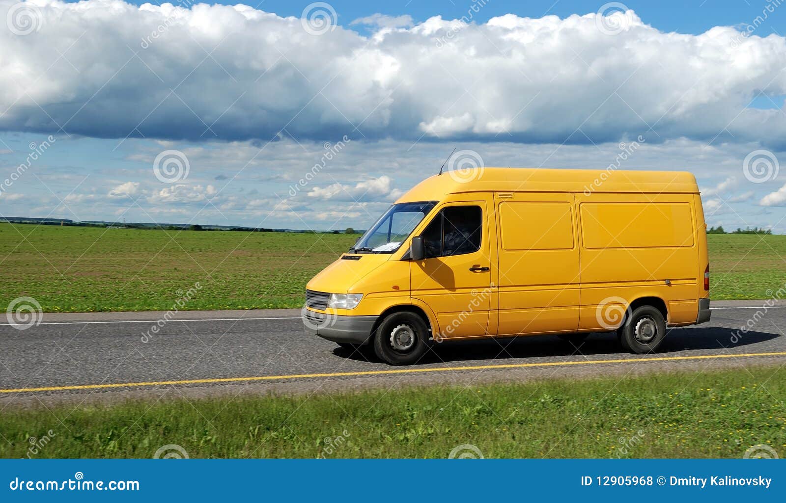 Yellow delivery truck stock photo. Image of chassis, haul - 12905968