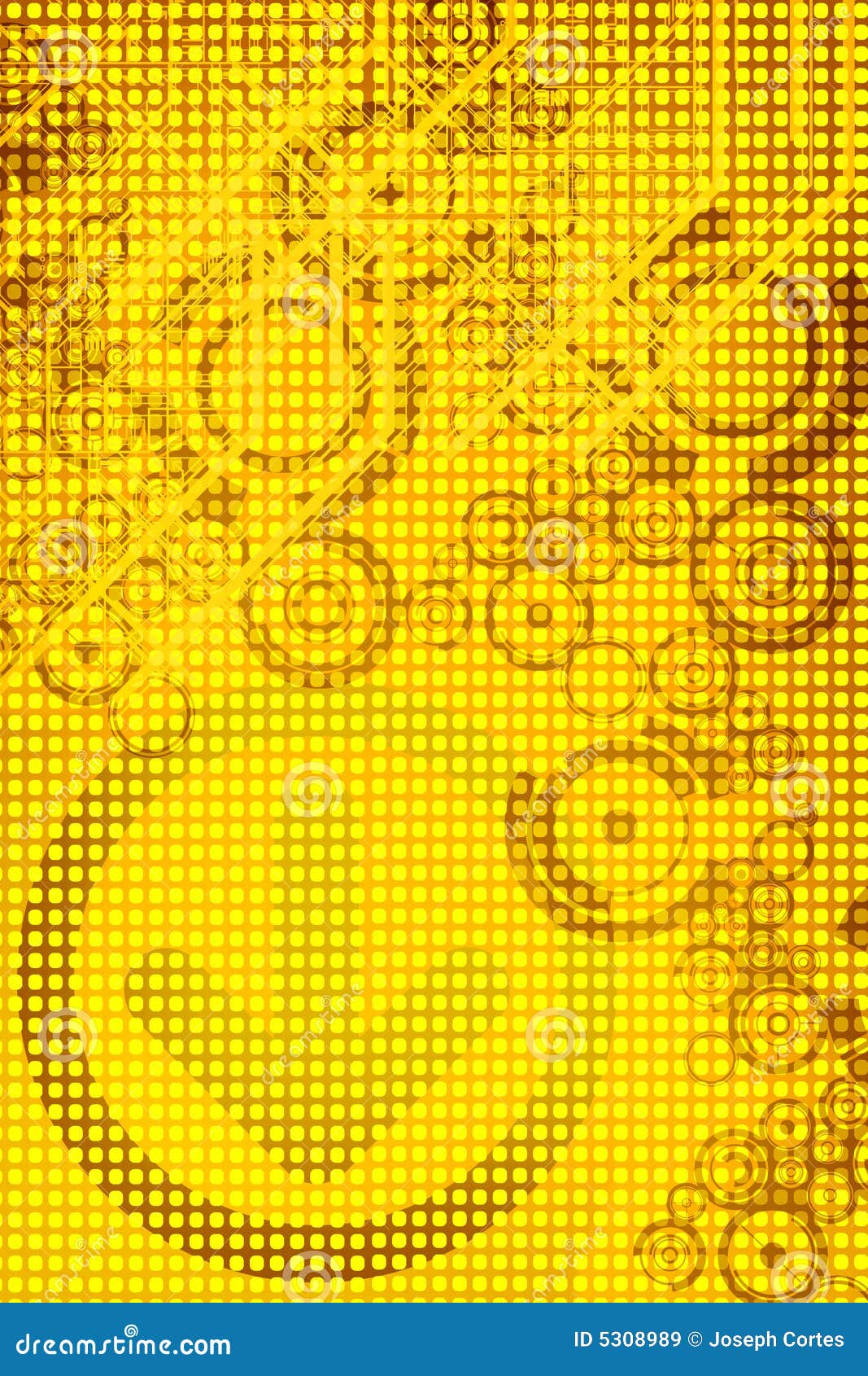 Yellow Design stock illustration. Illustration of dots - 5308989