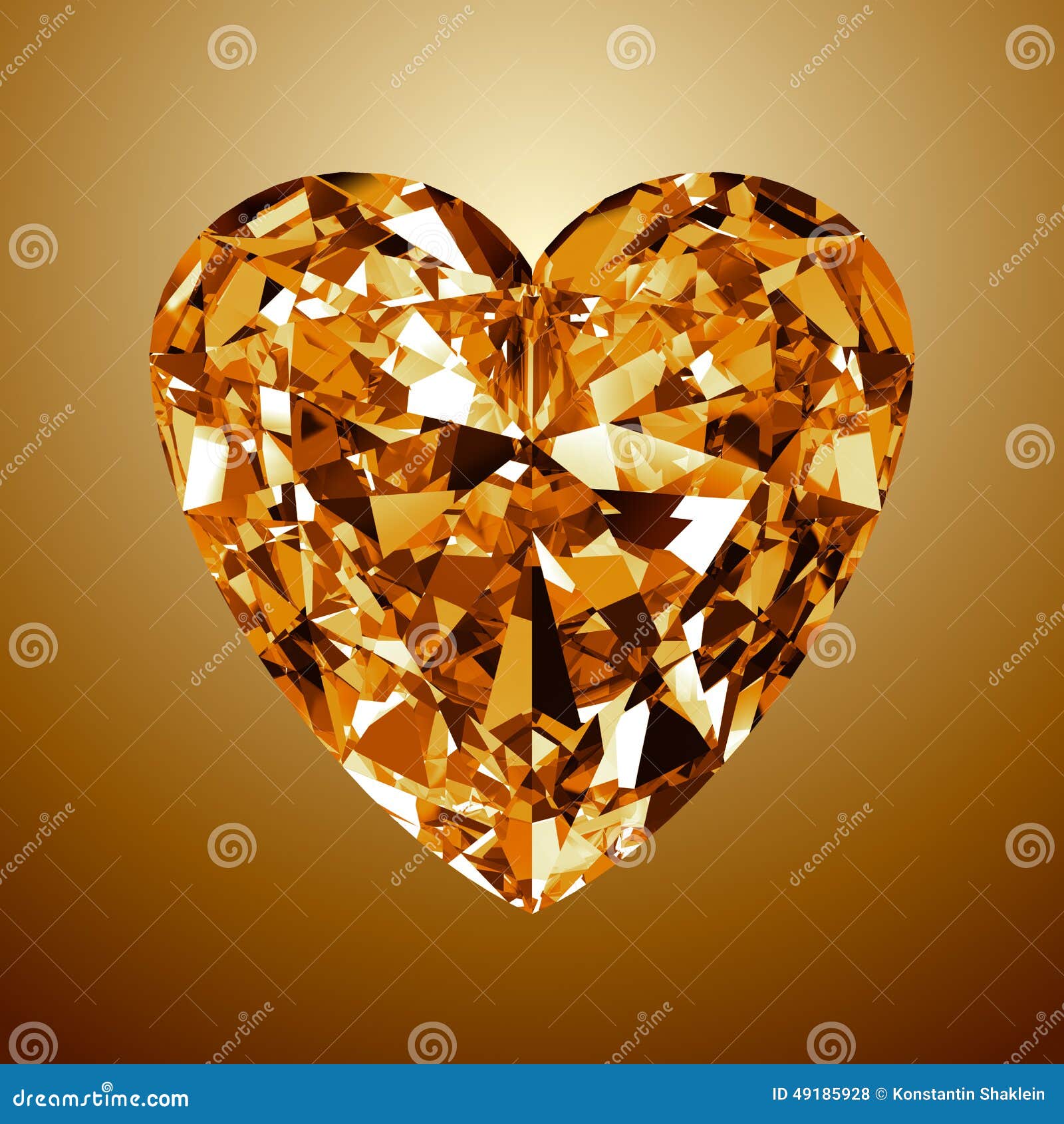 Yellow Diamond Icon 3d Isometric Vector Illustration | CartoonDealer ...