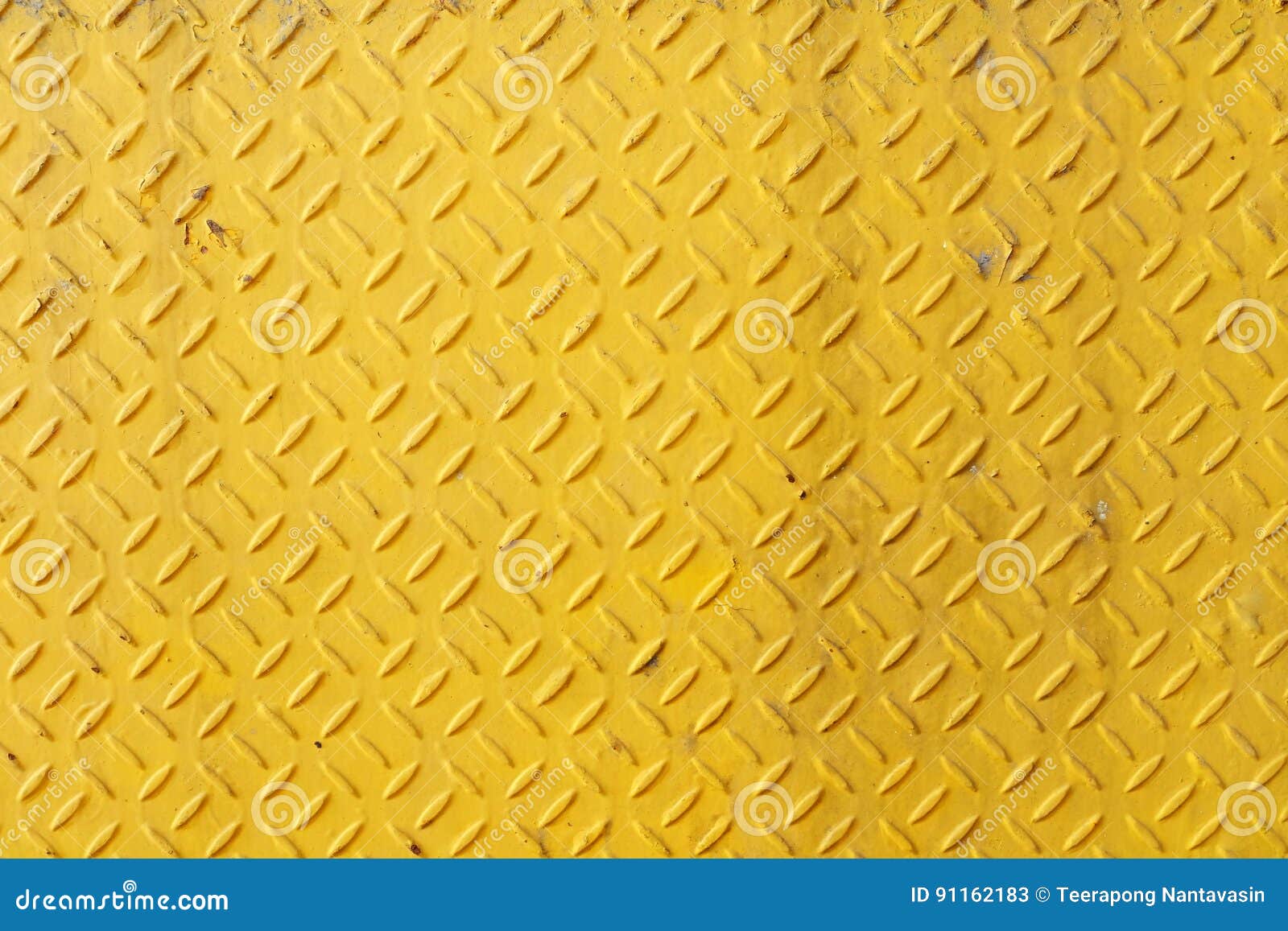 Yellow Diamond Plate Background. Stock Image - Image of abstract, dirty ...