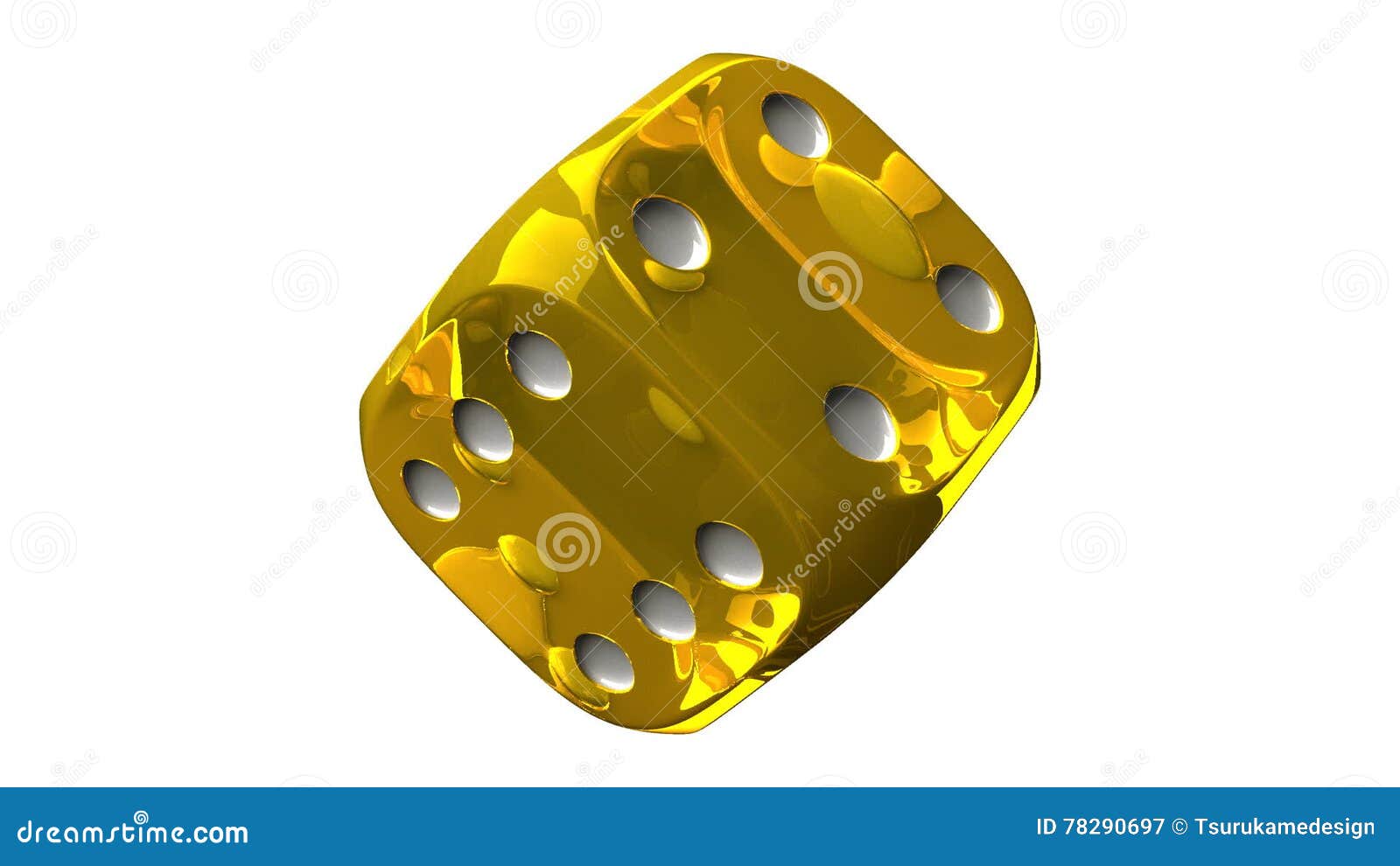 Yellow Dice on White Background Stock Video - Video of shake, dice ...