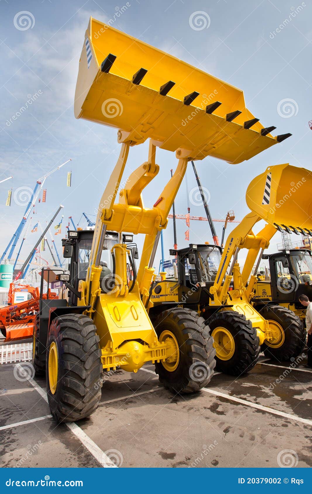 Yellow Diesel Front End Loader Editorial Photography - Image of manufa ...