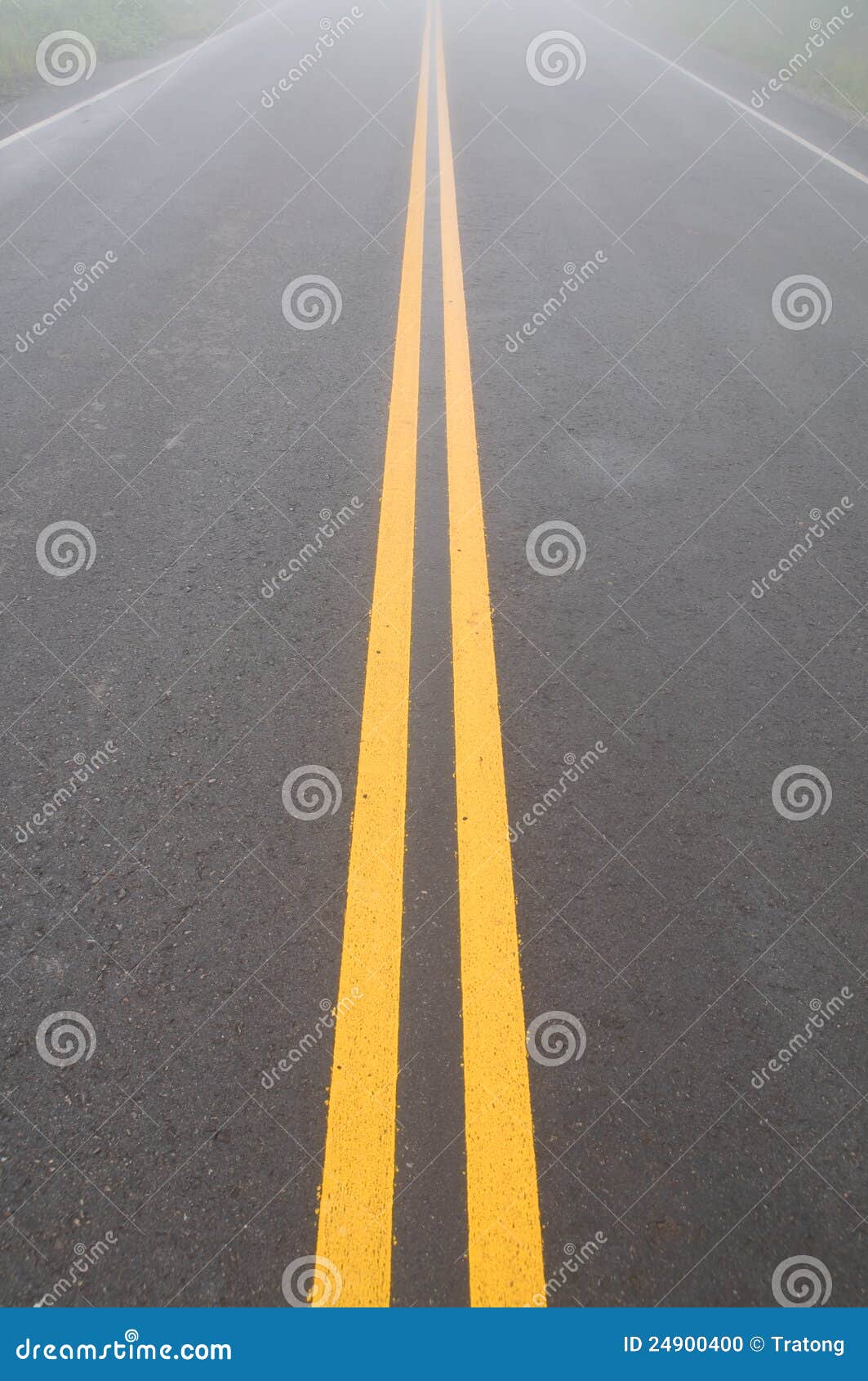 Yellow dividing lines stock photo. Image of line, traffic - 24900400