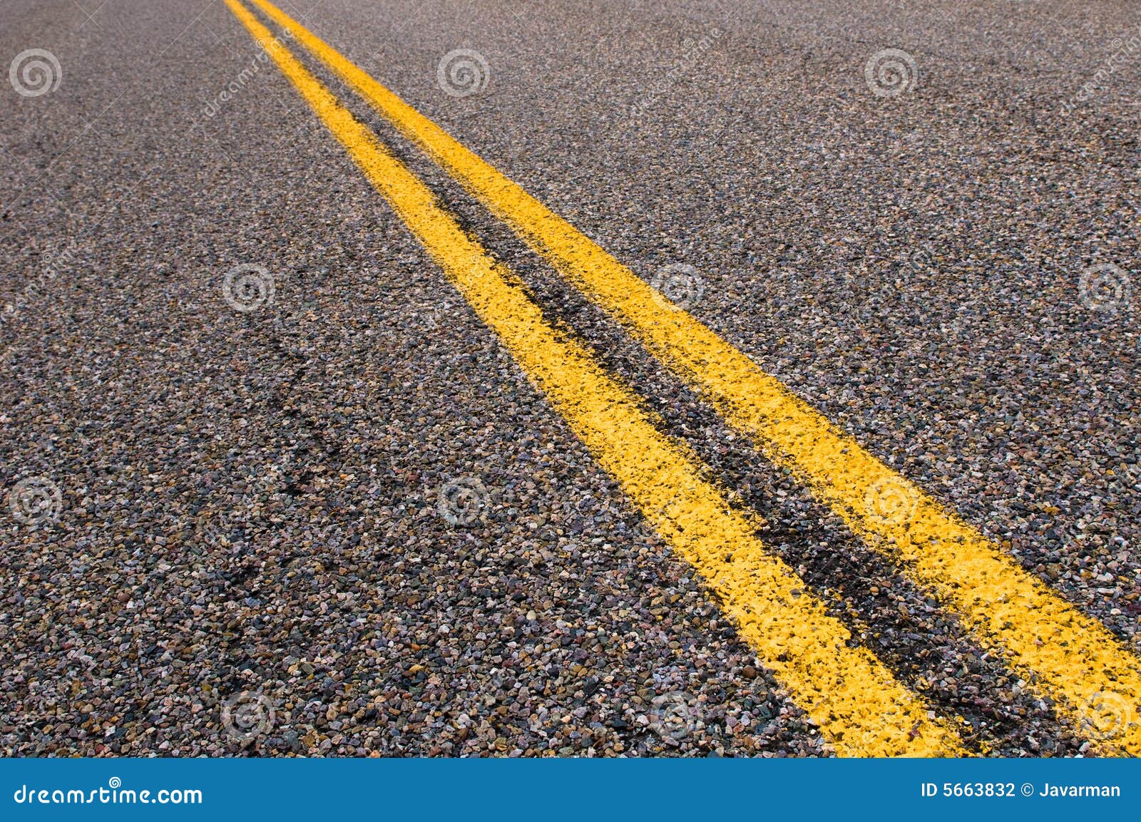 Yellow dividing lines stock photo. Image of yellow, striped - 5663832