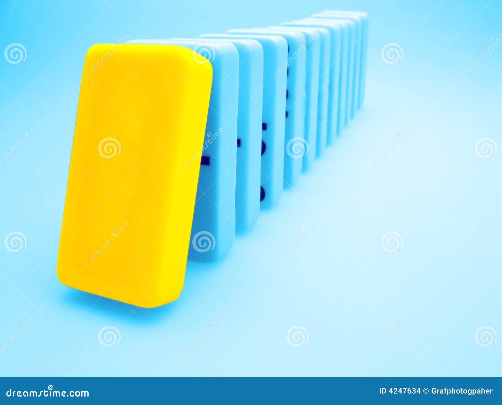 Yellow domino stock photo. Image of finance, prosperous - 4247634