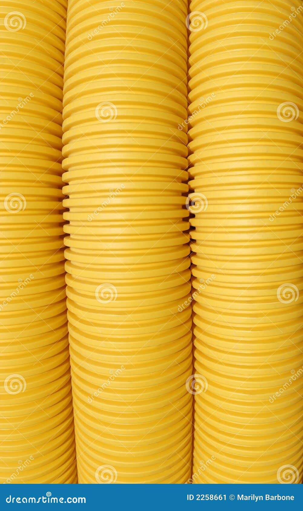 Yellow Drainage Piping stock image. Image of lines, pipe - 2258661