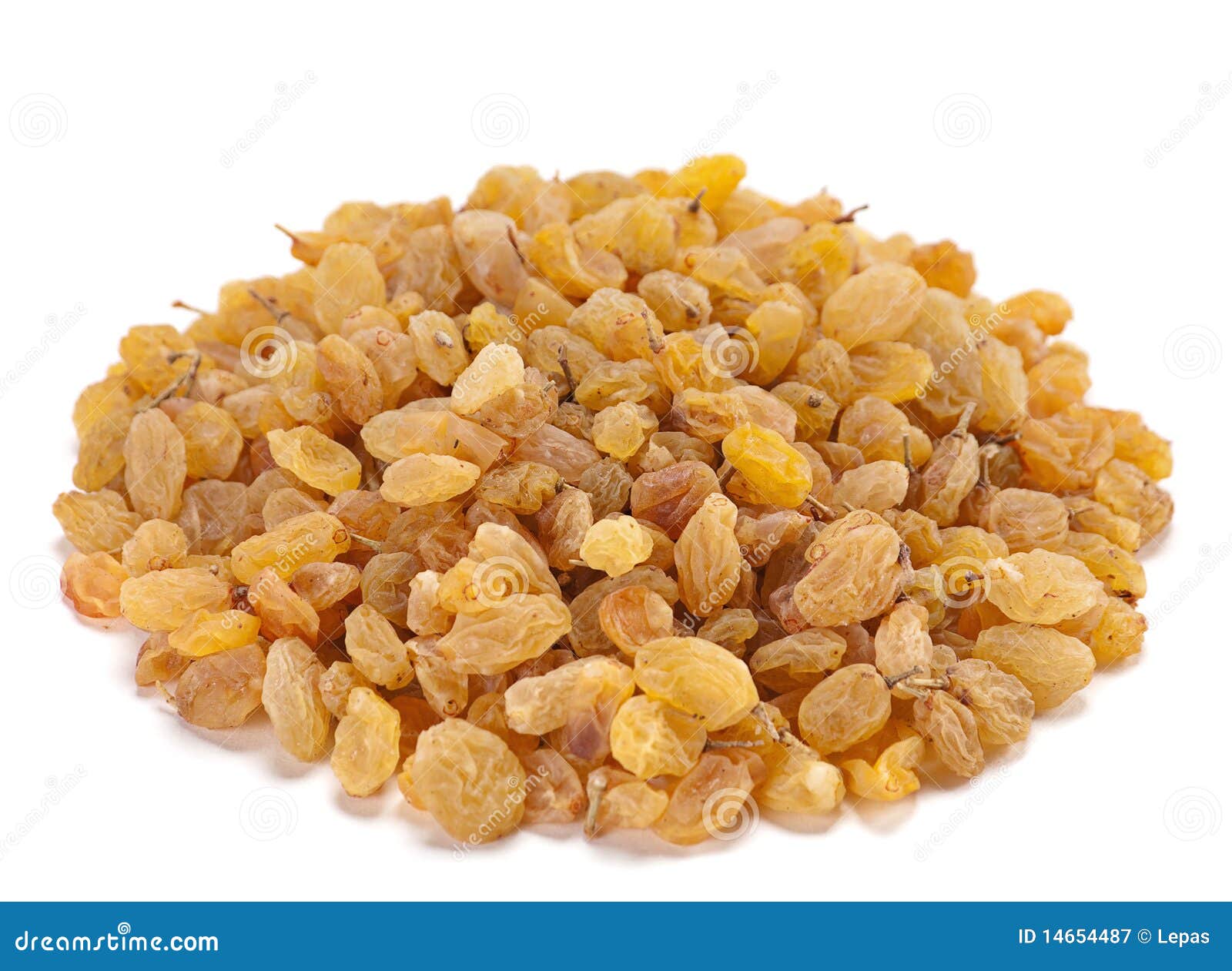 Yellow dried raisin stock image. Image of fruit, heap - 14654487
