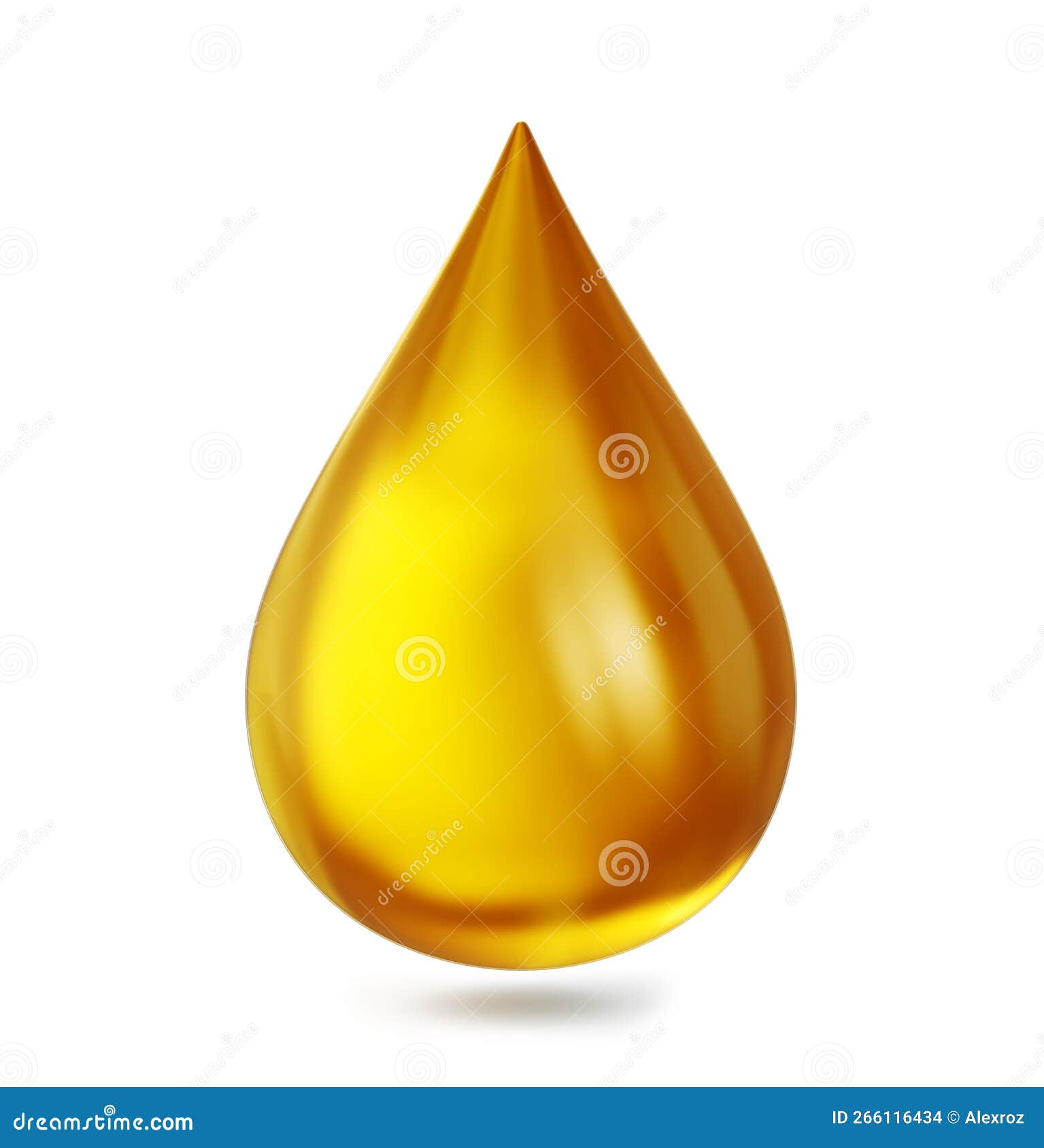 Yellow drop stock illustration. Illustration of natural - 266116434