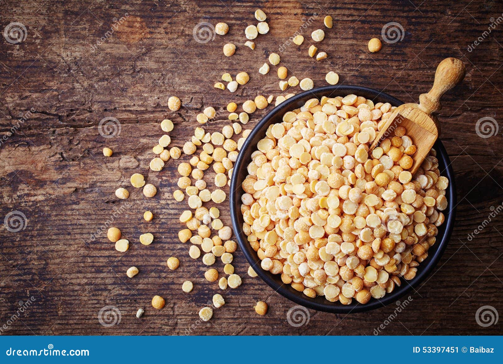 Yellow dry split peas stock image. Image of plant, organic - 53397451
