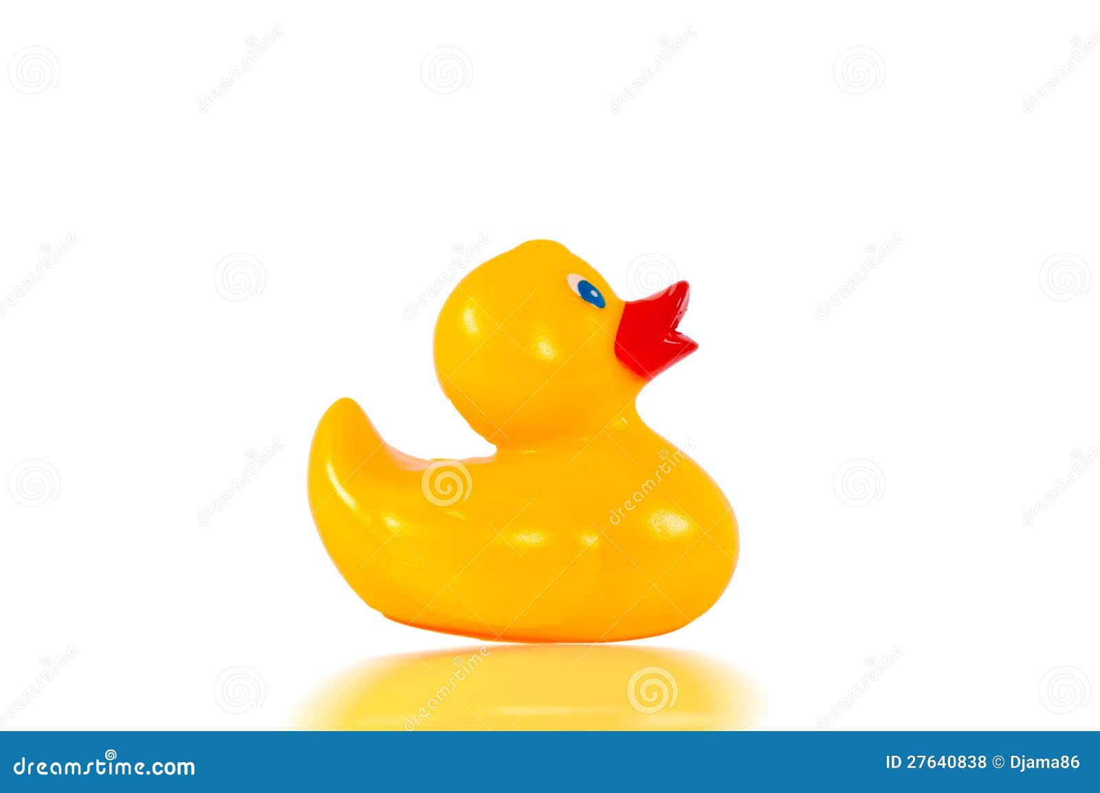 Yellow duck stock photo. Image of rubber, plastic, duckie - 27640838