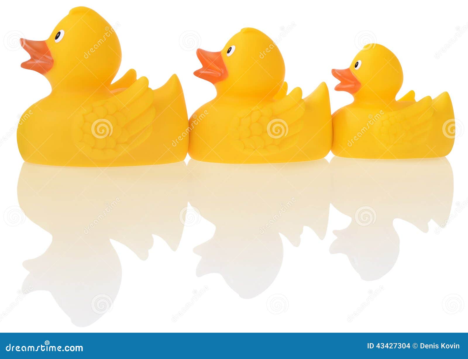 Yellow ducks stock photo. Image of isolated, ducky, rubber - 43427304