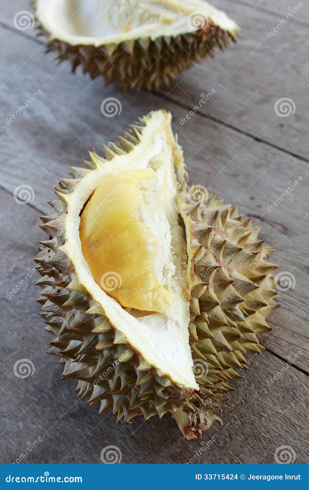 Yellow Durian stock photo. Image of dessert, nutrition - 33715424