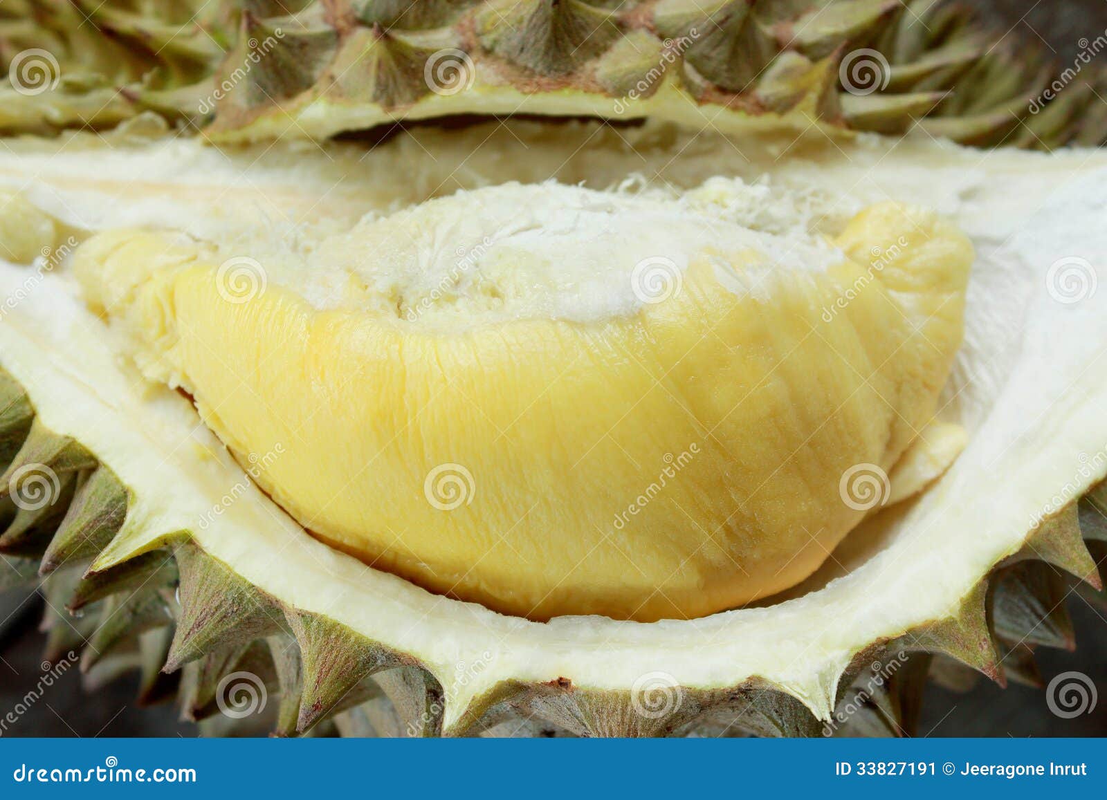 Yellow Durian On Table Stock Photography | CartoonDealer.com #74706254