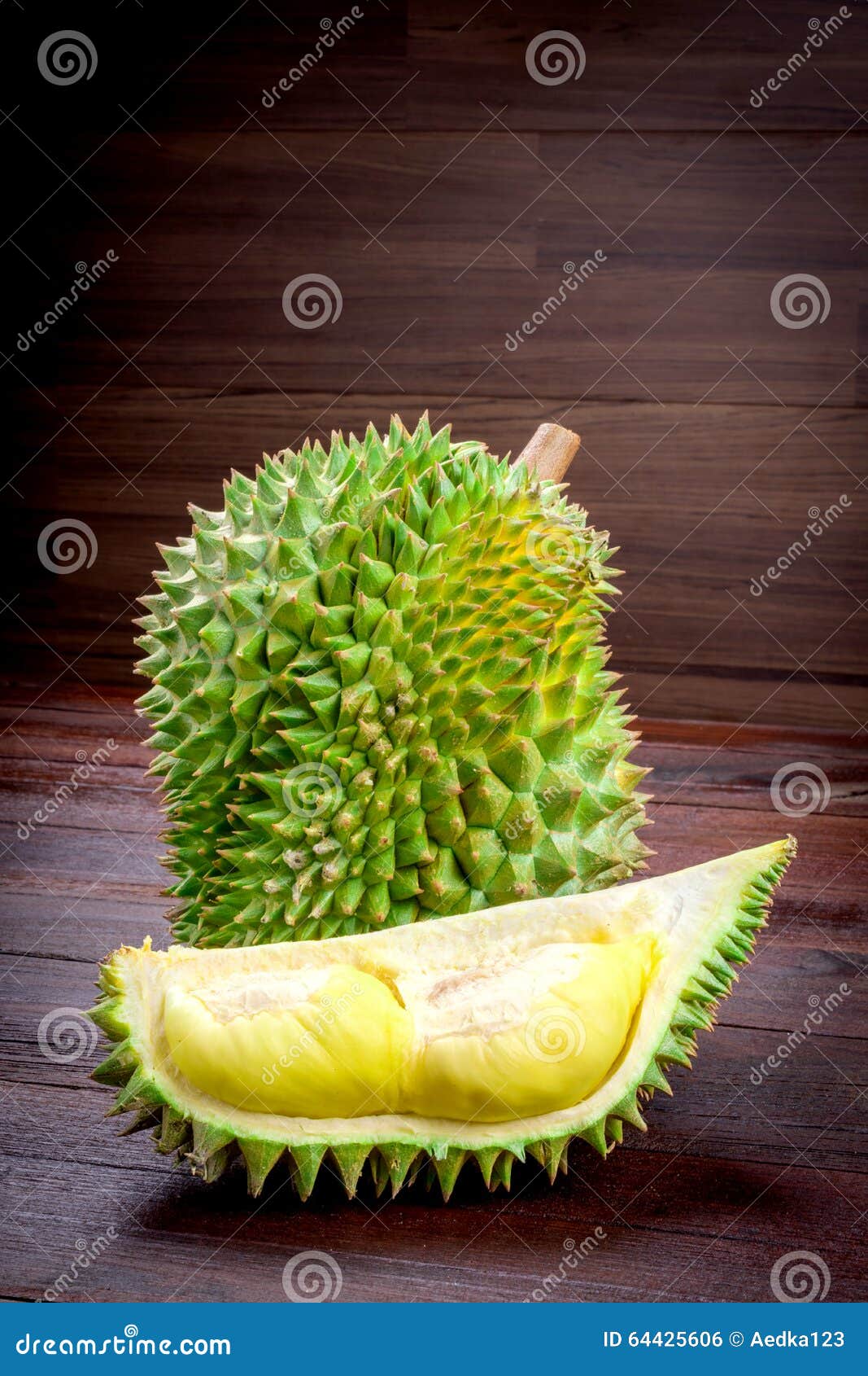 Yellow Durian stock photo. Image of pungent, seed, green - 64425606