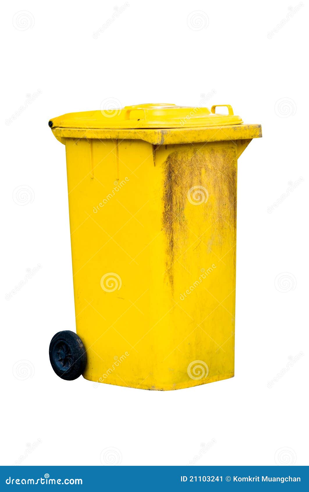 Yellow dustbin stock image. Image of color, concepts - 21103241