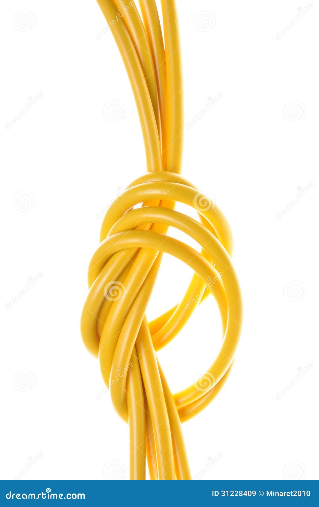 Yellow Electrical Warning Triangle Sign On Blue Background Royalty-Free ...