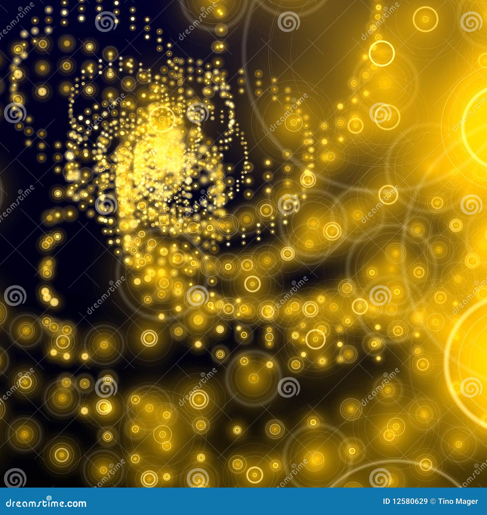 Yellow Electronic Background Stock Illustration - Illustration of high ...