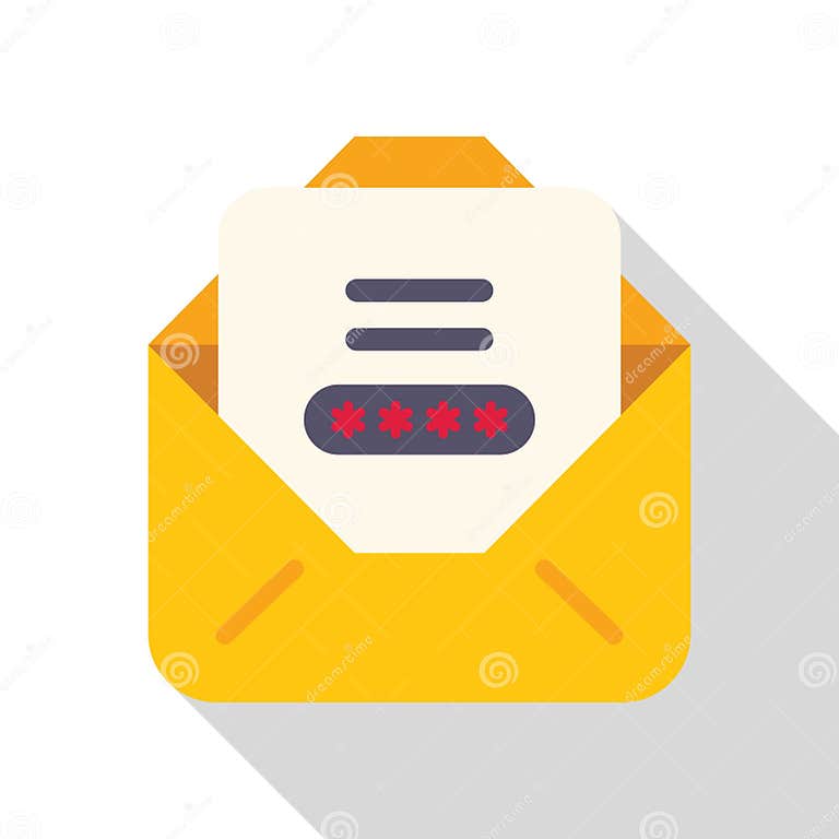 Yellow Email Containing Password Protected Document for Cybersecurity ...