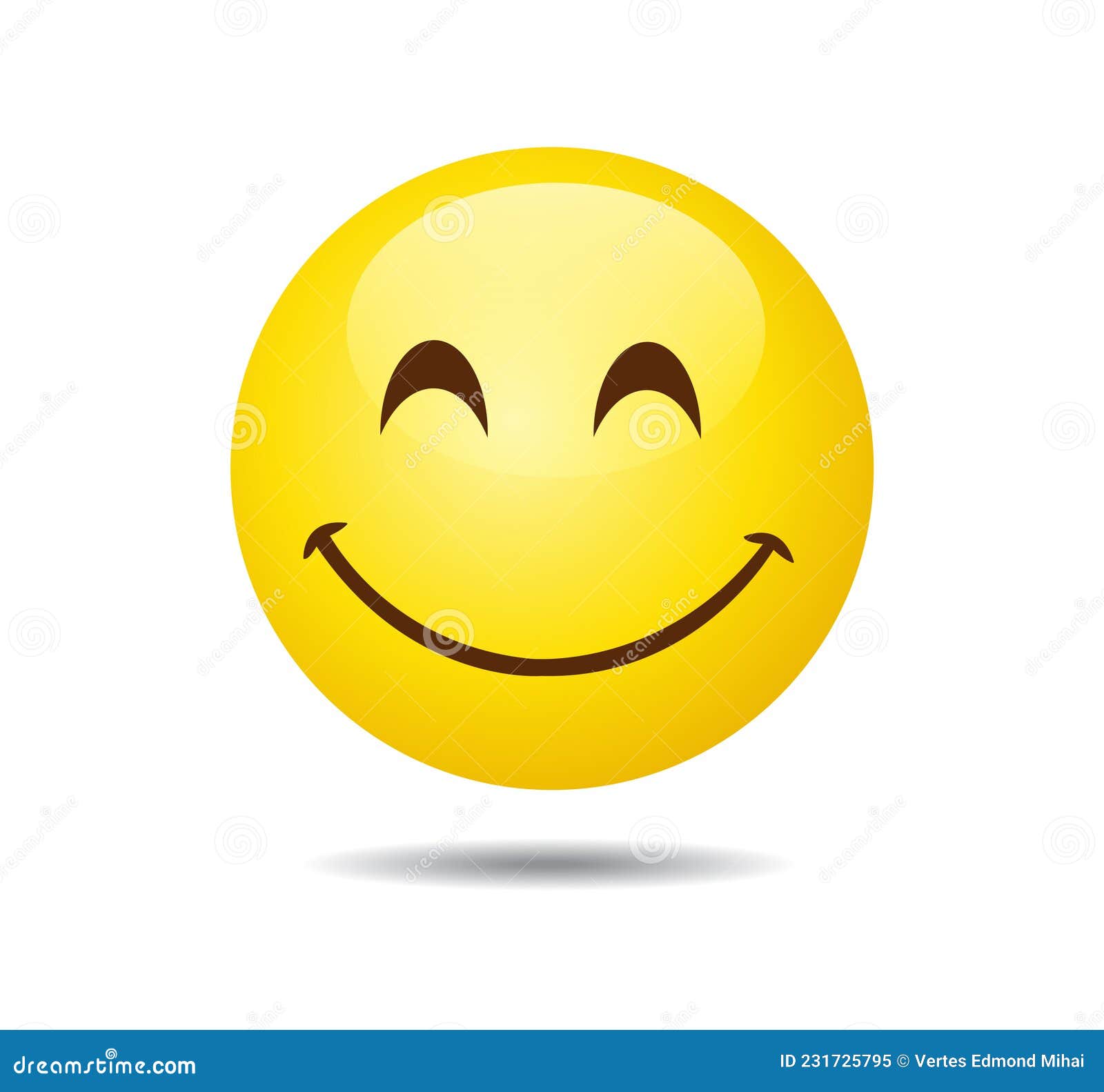 Yellow Emoticon Cartoon Character Stock Vector - Illustration of symbol ...