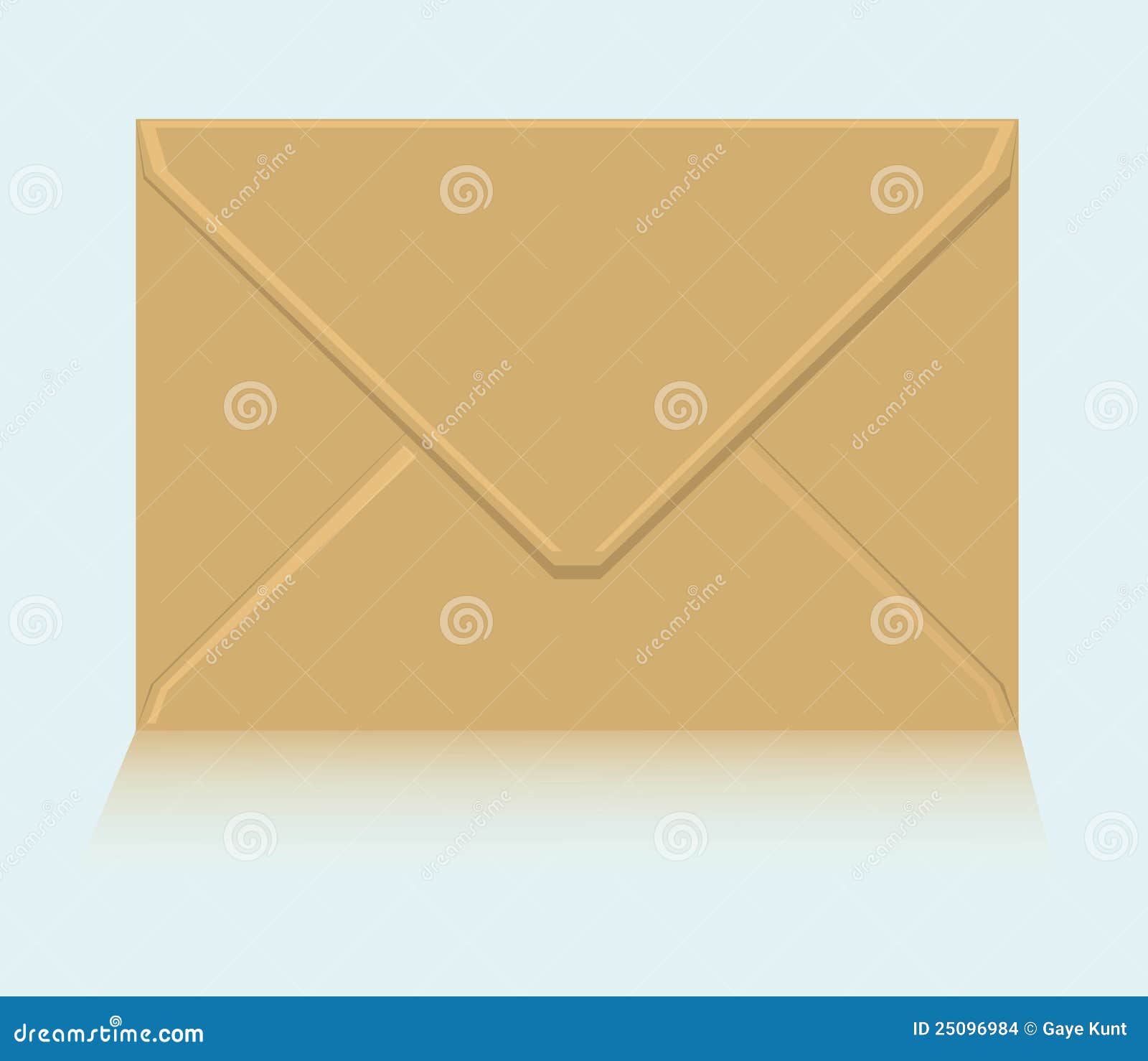 Yellow Envelope stock vector. Illustration of graphic - 25096984