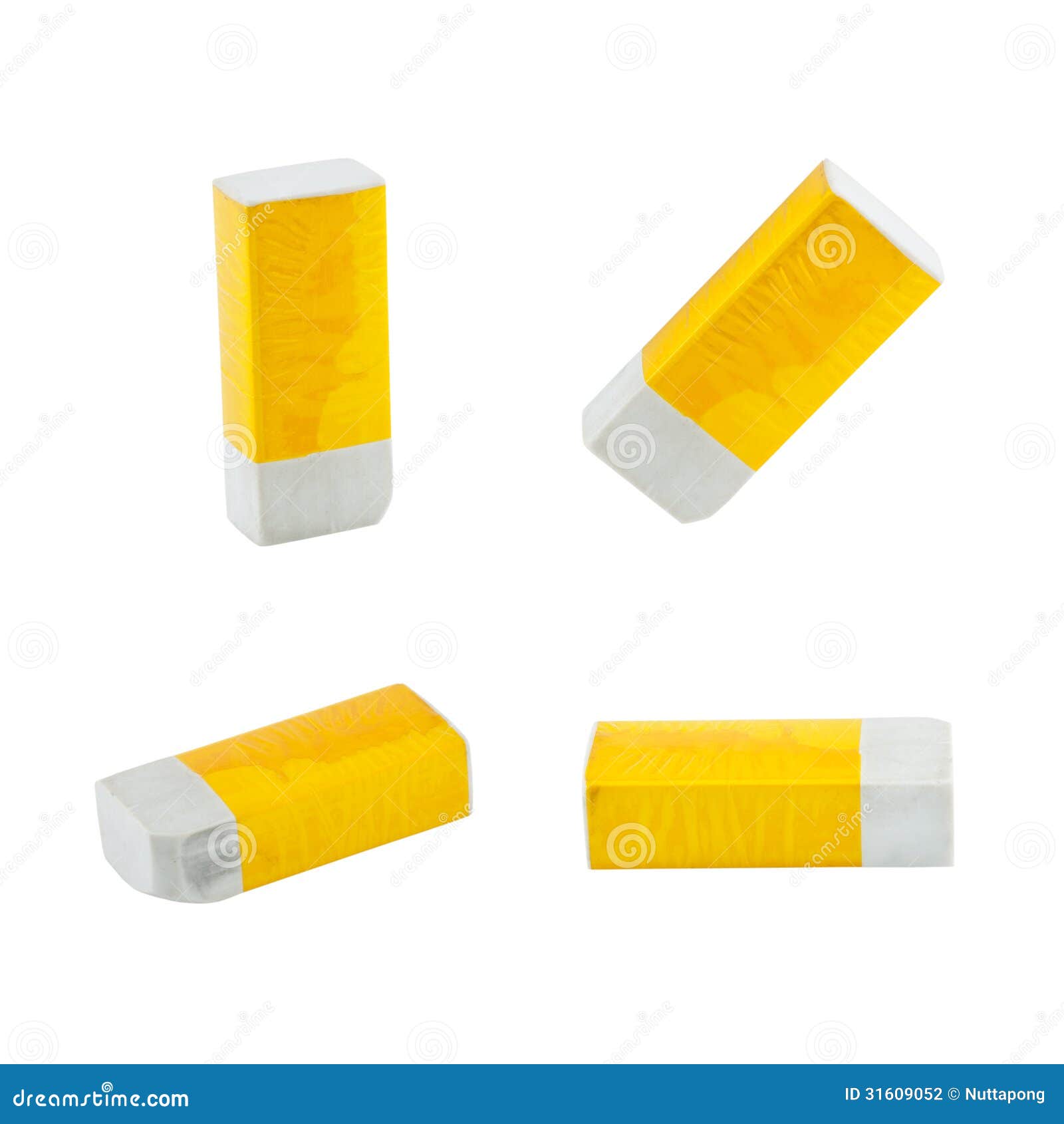 Yellow Eraser Stock Photography - Image: 31609052