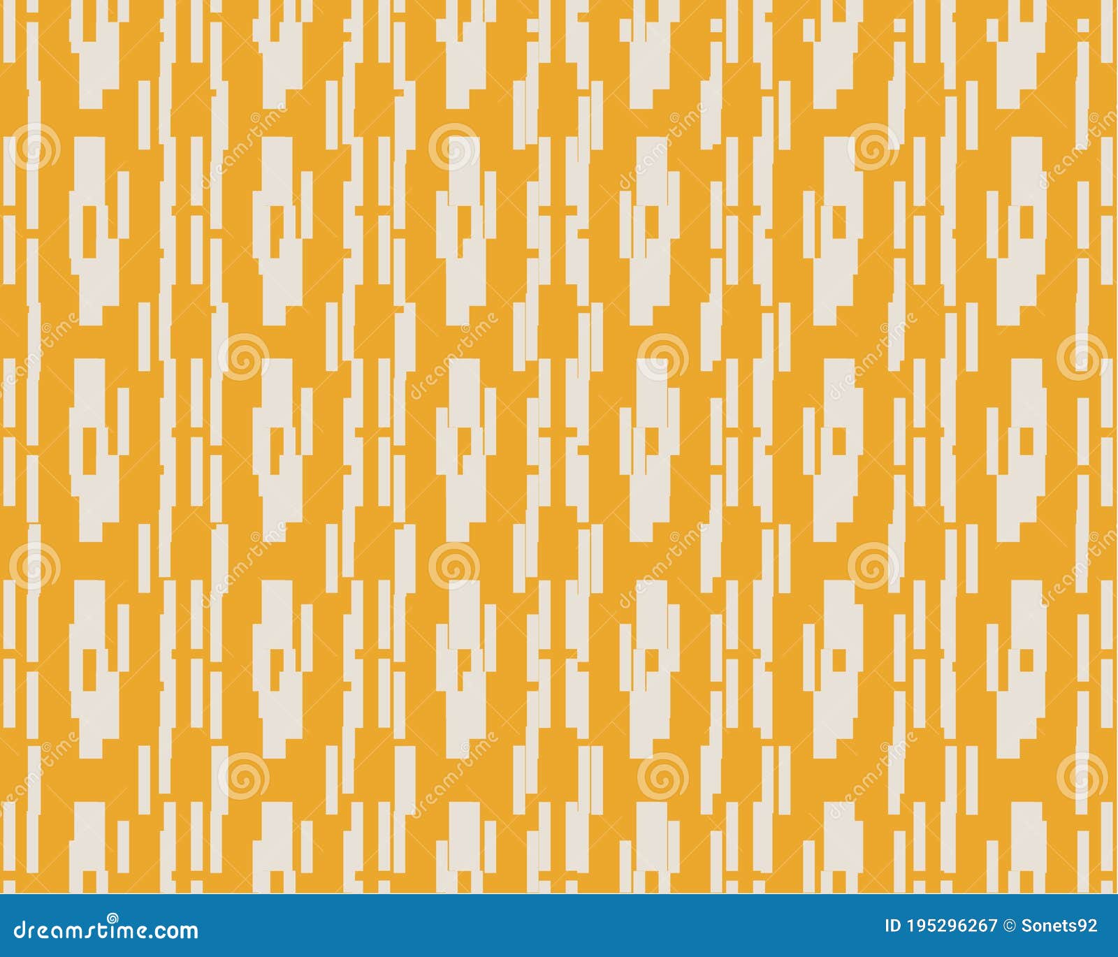 Yellow ethnic background stock illustration. Illustration of white ...