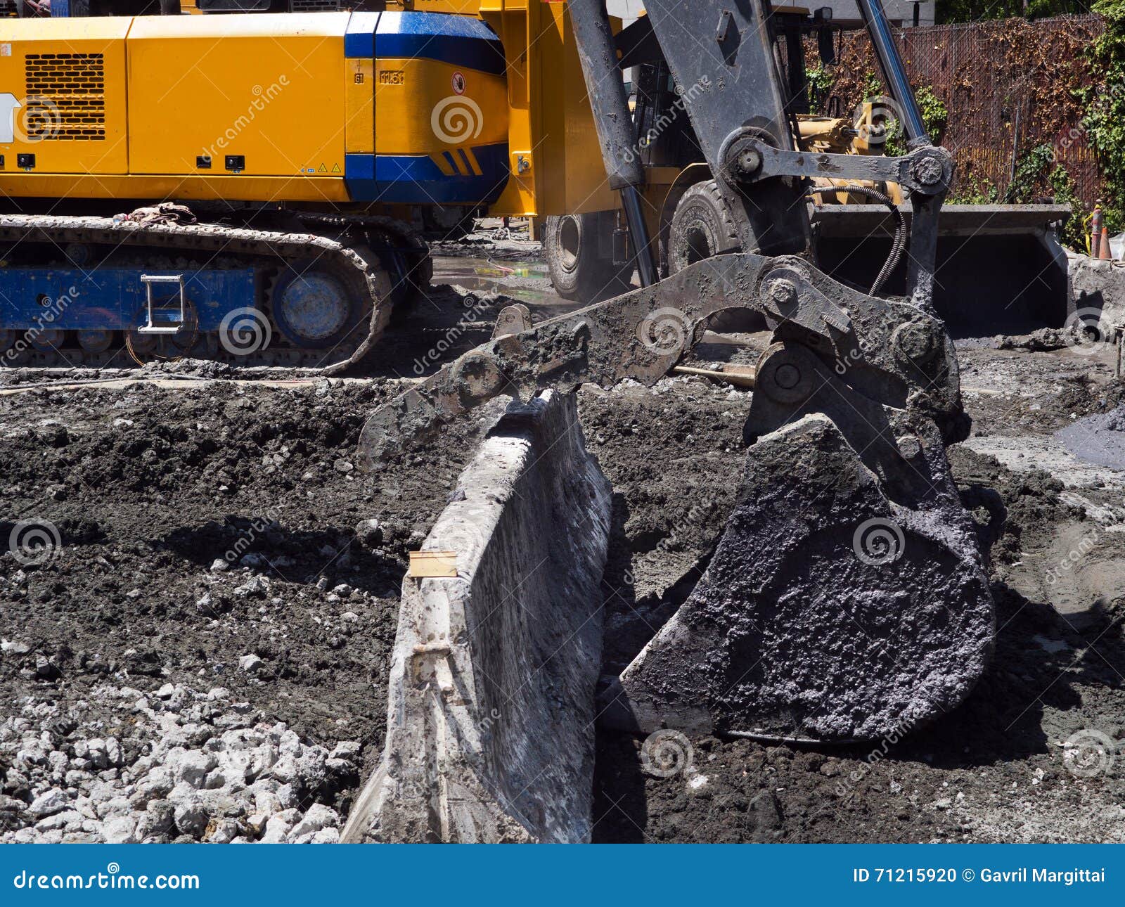 Heavy Load Hanging On Construction Site Of Brick Building Royalty-Free ...