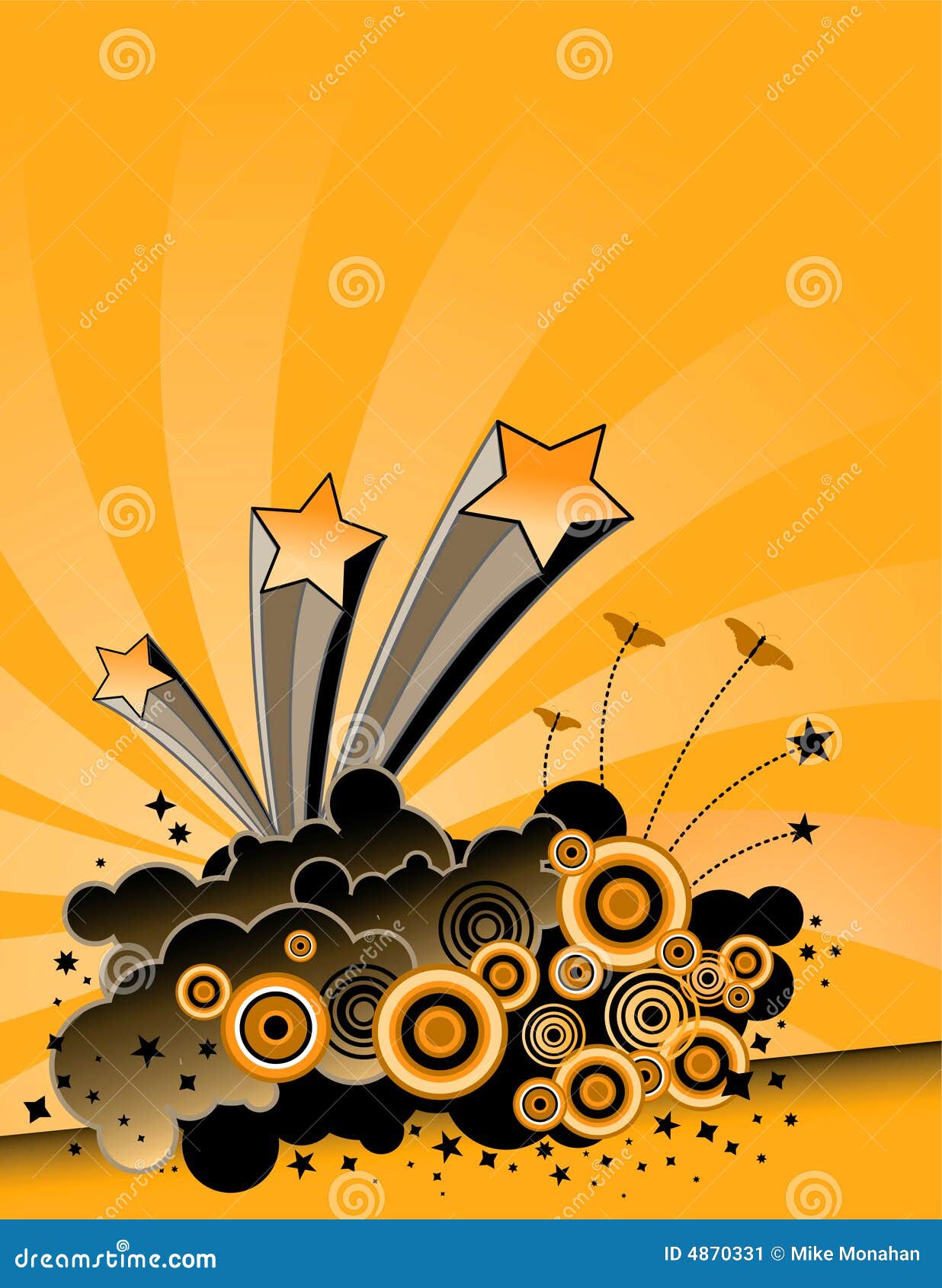 Yellow Explosion Background Stock Vector - Illustration of poster ...