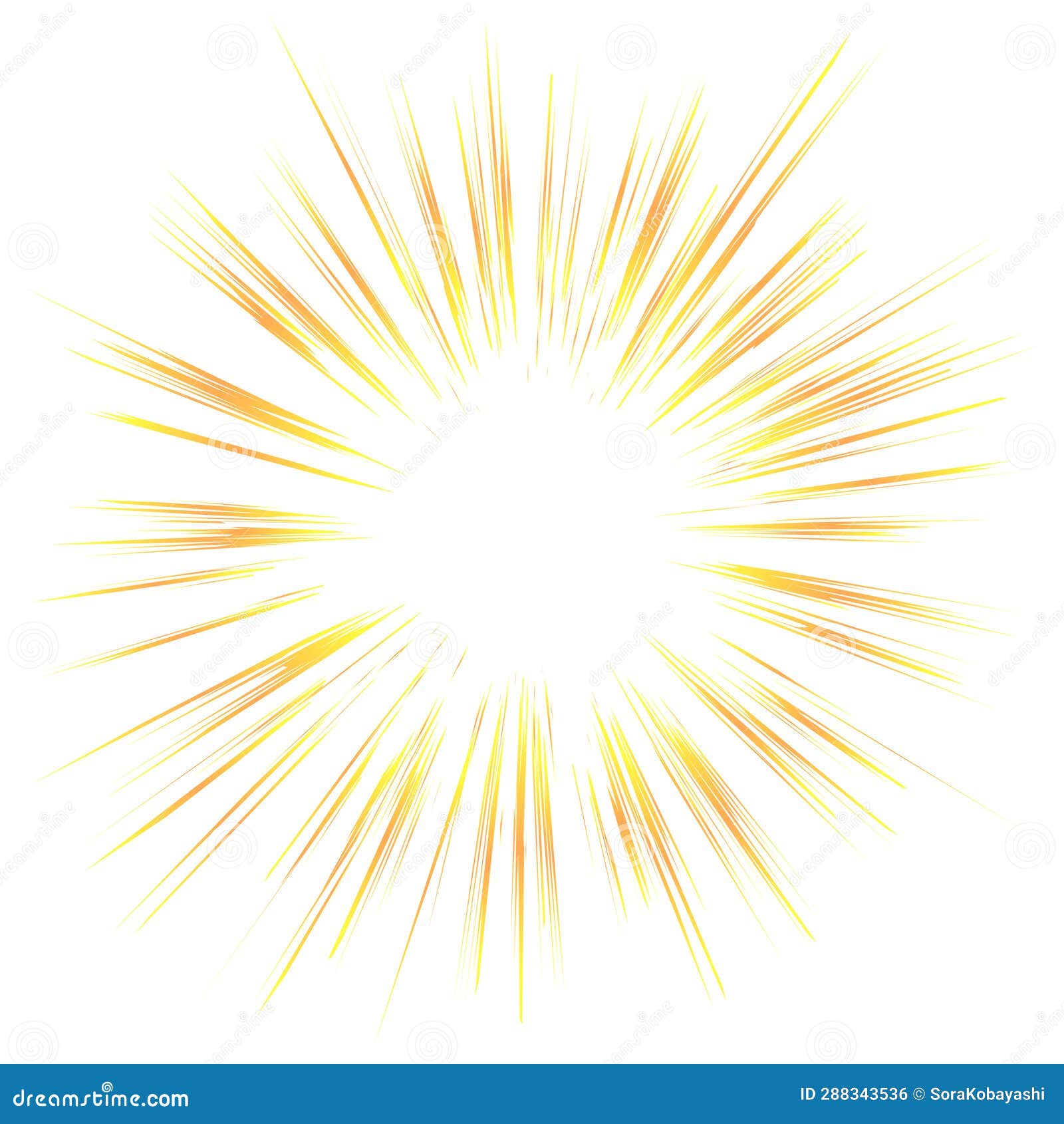 A yellow explosion effect stock illustration. Illustration of explosion ...