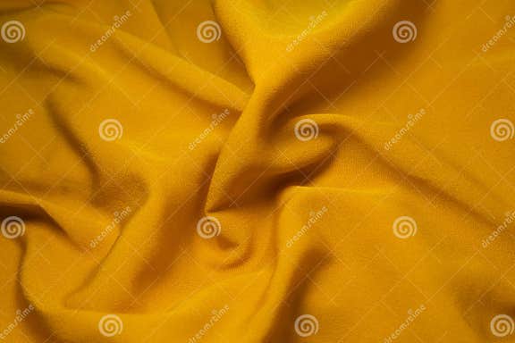 Yellow Fabric Background. Yellow Fabric Cloth Textile Material. Stock ...