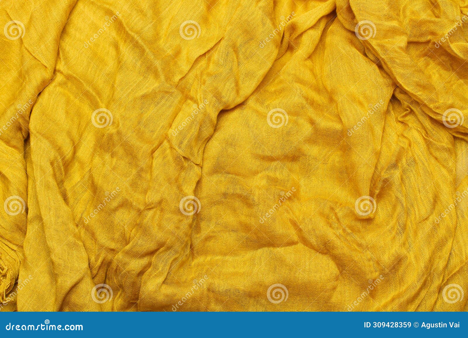 Yellow Fabric Texture in a Close Up View Stock Image - Image of ...