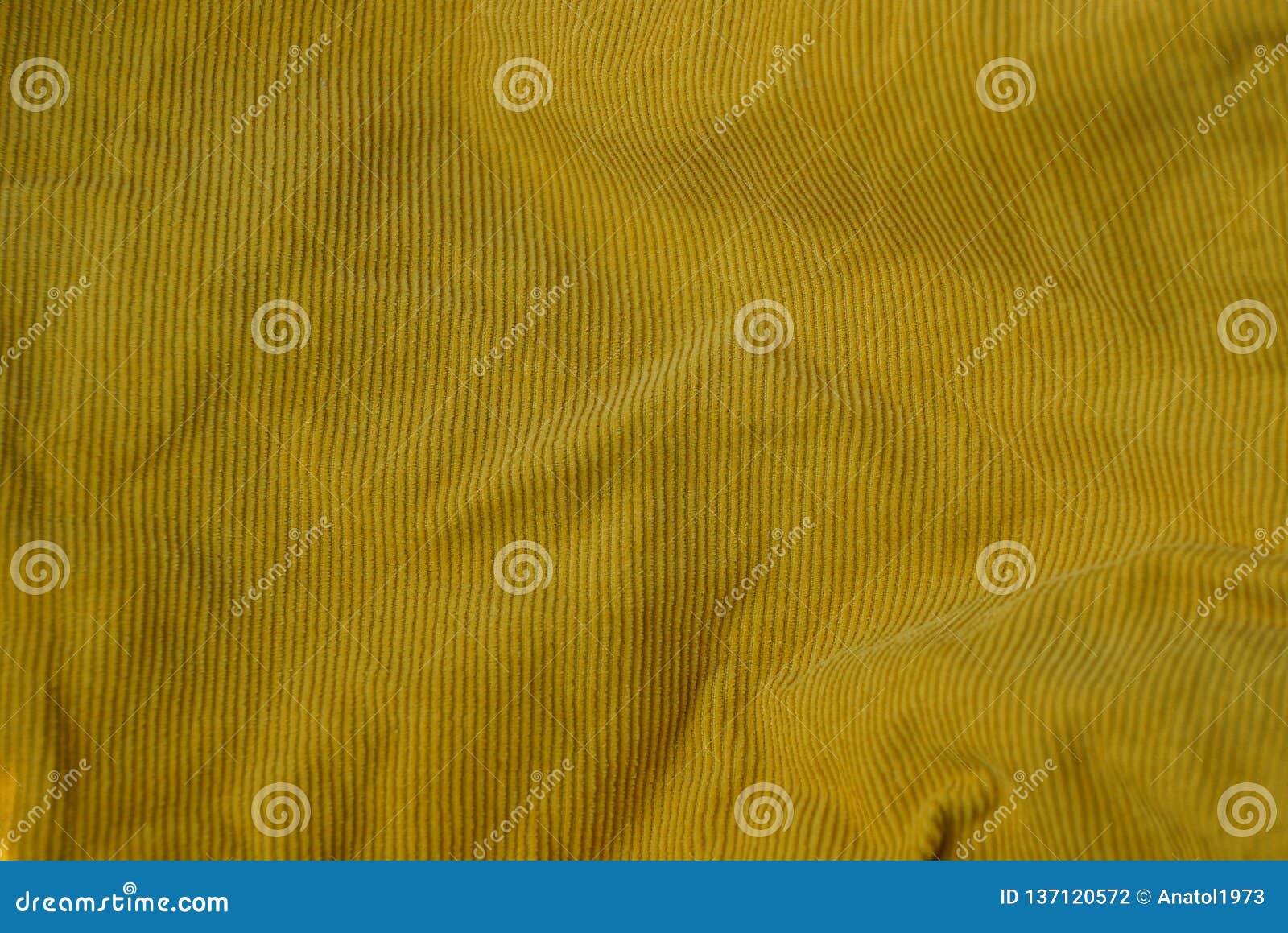Yellow Fabric Texture from a Crumpled Piece of Cloth on Clothes Stock ...