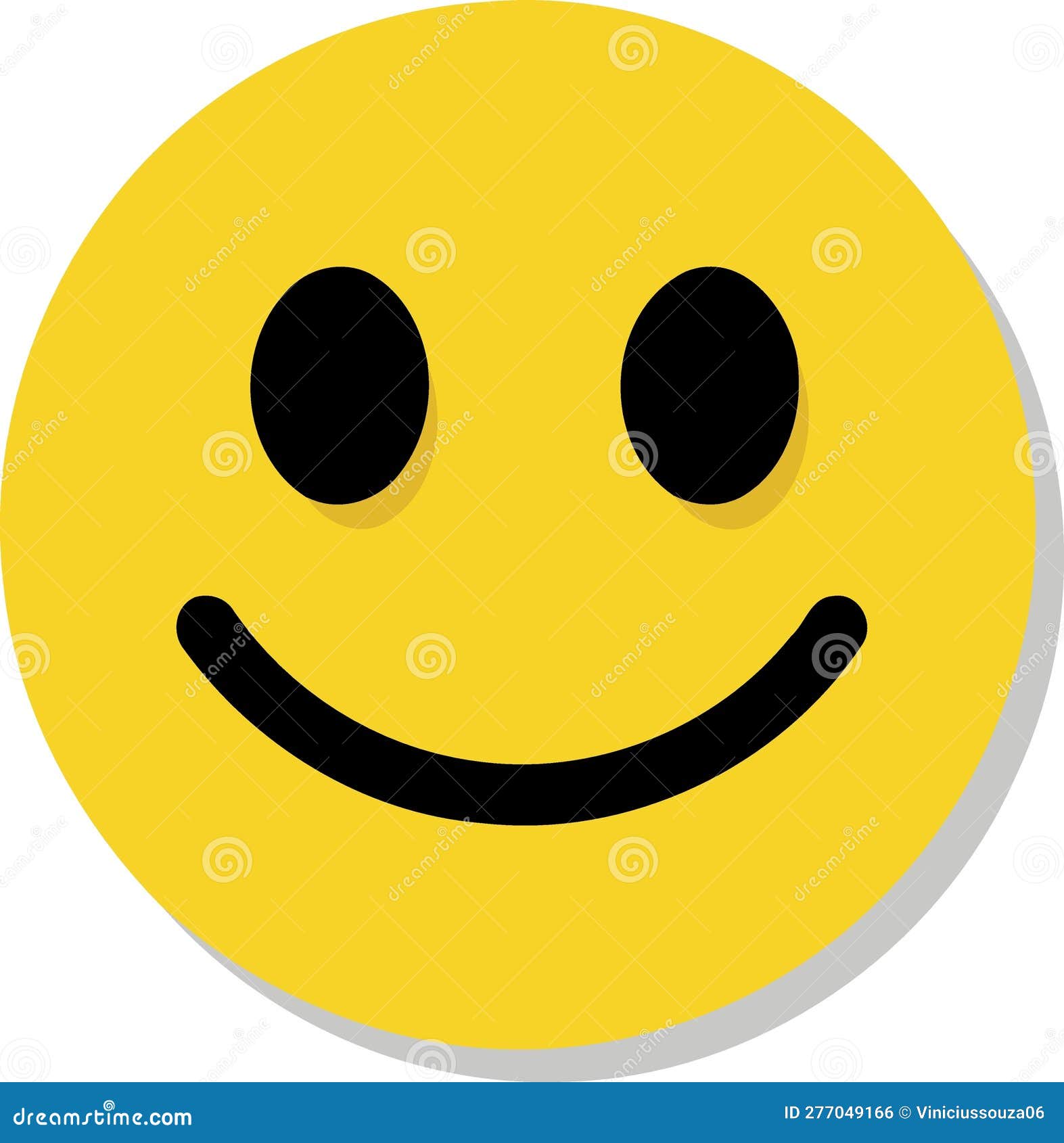 Yellow Face Icon Smiling Happy Stock Vector - Illustration of face ...