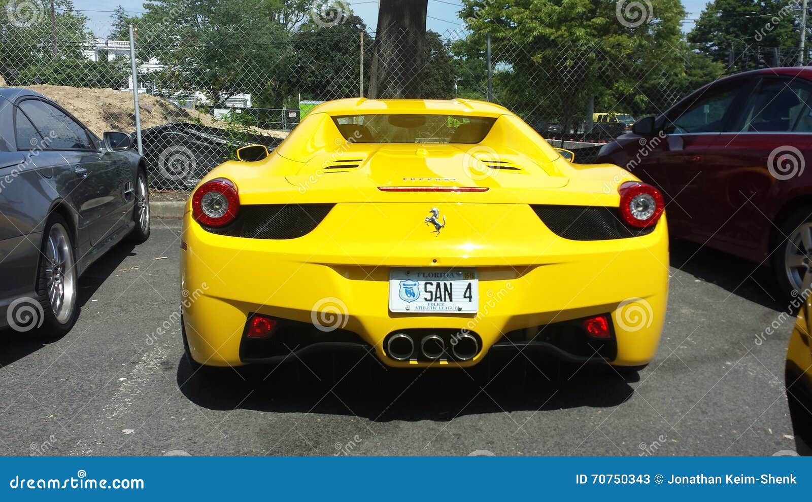 Yellow Ferrari 308GTB Race Car Editorial Image | CartoonDealer.com ...