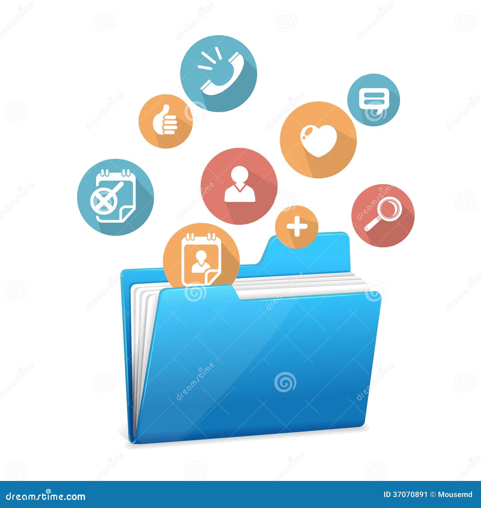 Yellow File Folder Icon and Flat Icons Stock Vector - Illustration of ... Yellow File Folder Icon and Flat Icons Stock Vector - Illustration of ...