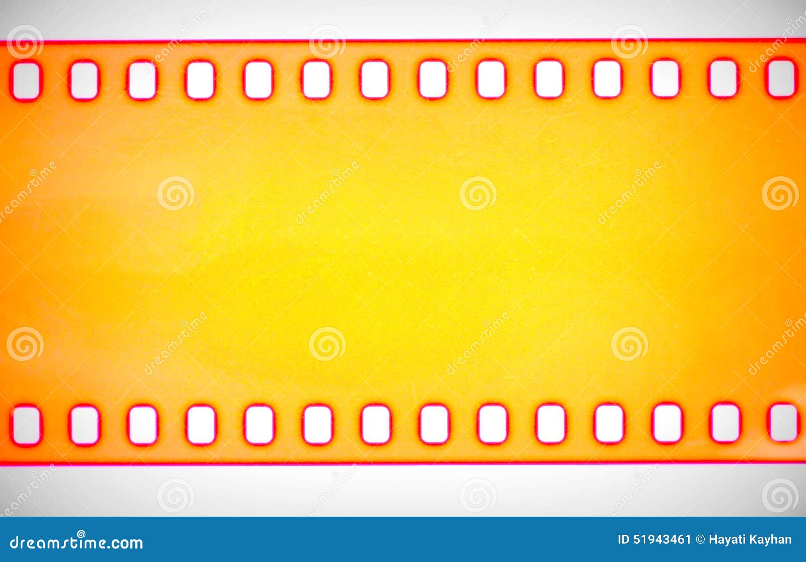 Yellow Film Strip, Macro Shot Stock Image - Image of abstract, negative ...