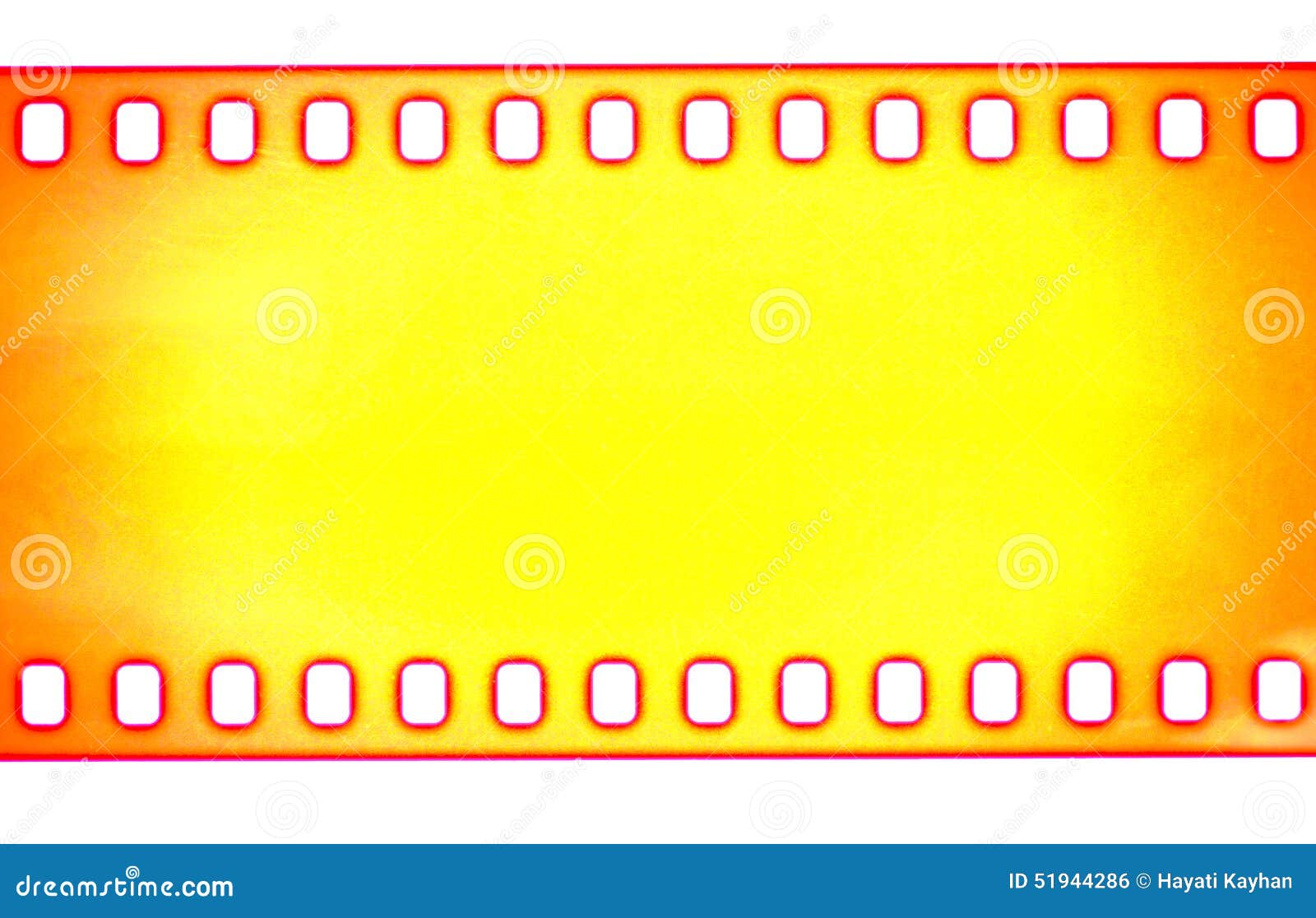 Yellow Film Strip, Macro Shot Stock Photo - Image of filmstrip, shiny ...