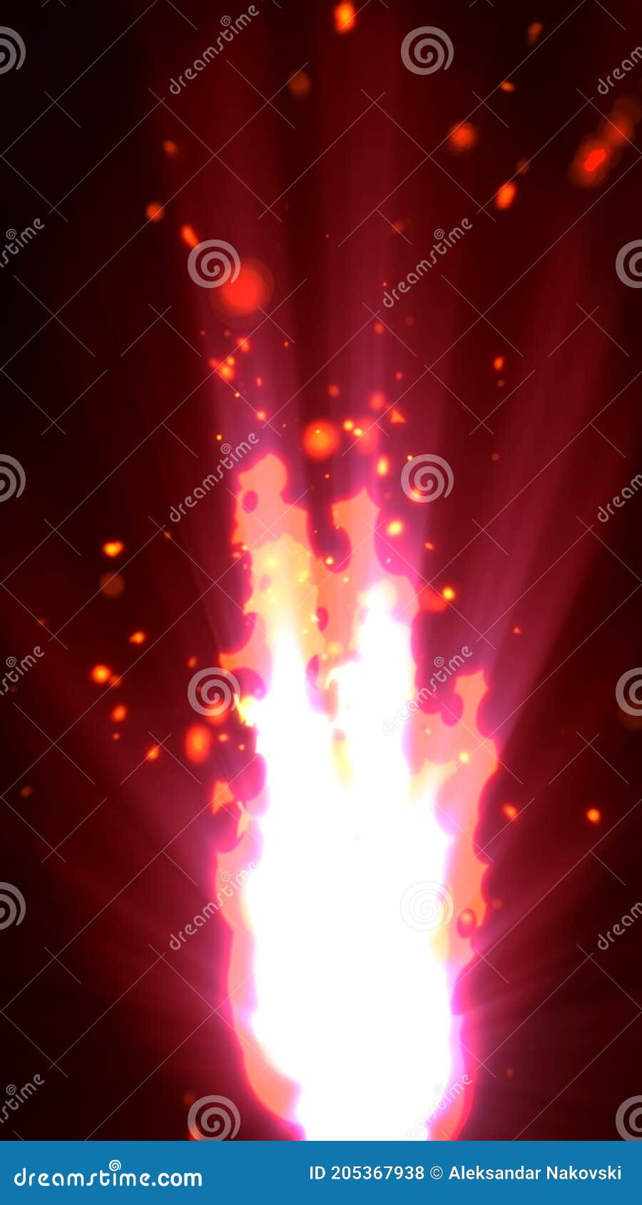 Yellow Fire Flame Isolated on Background Stock Illustration ...