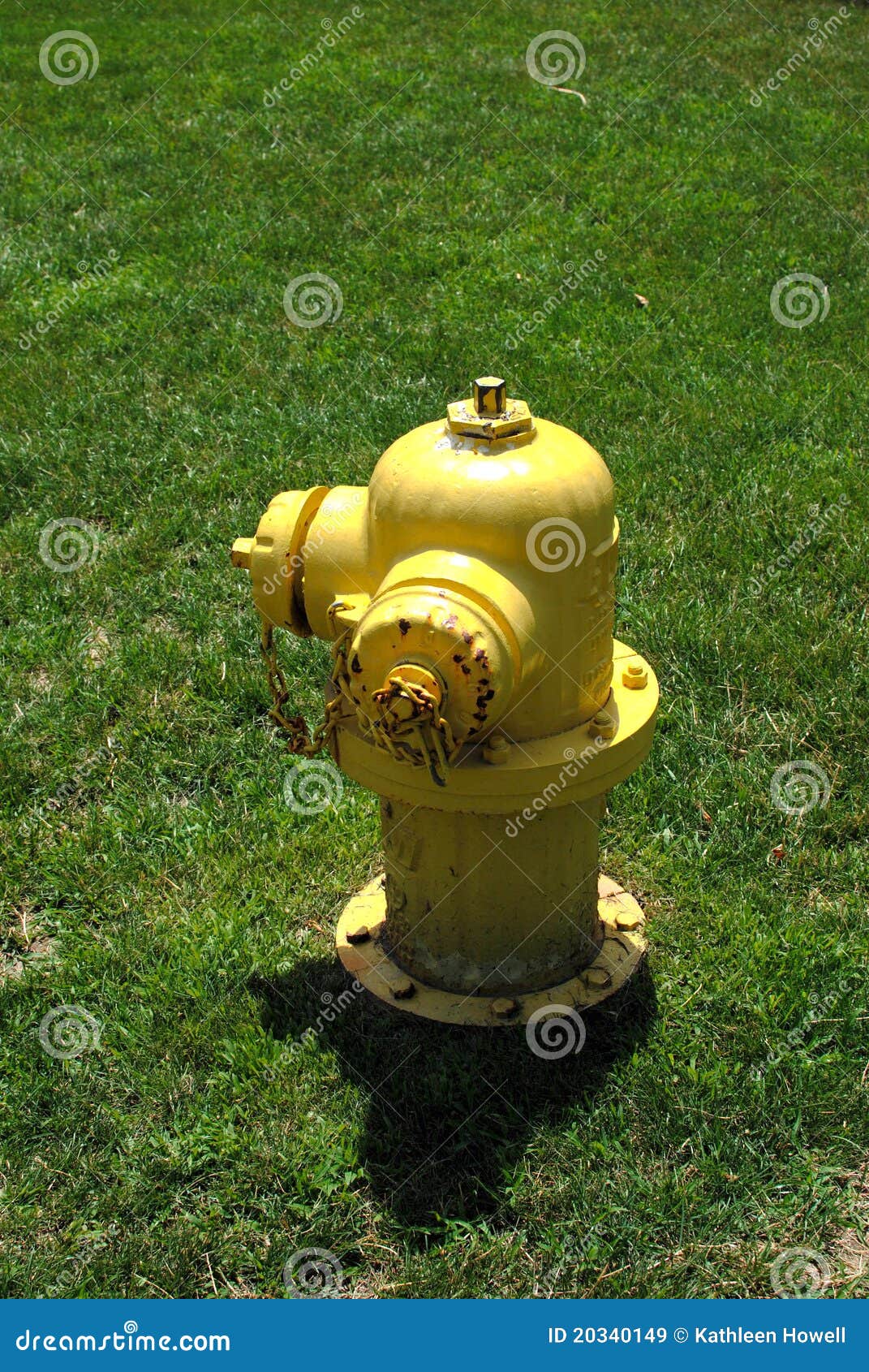 Yellow Fire Hydrant stock image. Image of hydrant, vertical - 20340149