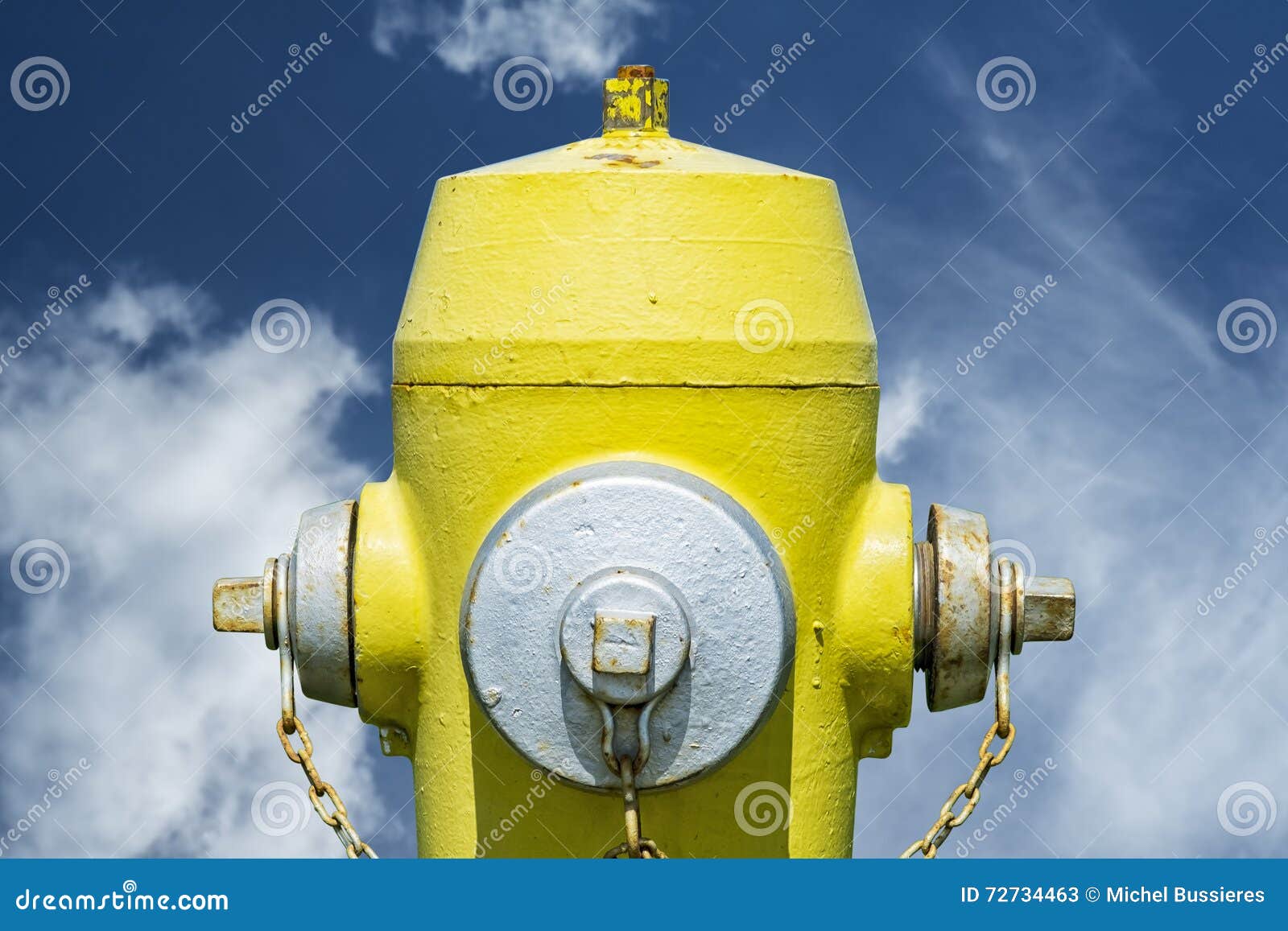 Yellow Fire Hydrant stock image. Image of basic, utility - 72734463