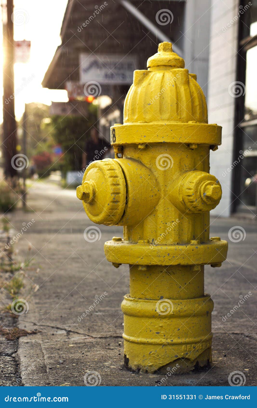 Yellow fire hydrant stock image. Image of hydrant, unique - 31551331