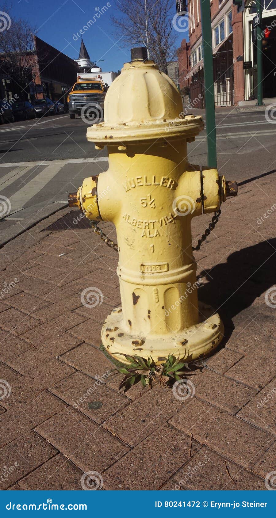 Yellow fire hydrant editorial photography. Image of yellow - 80241472