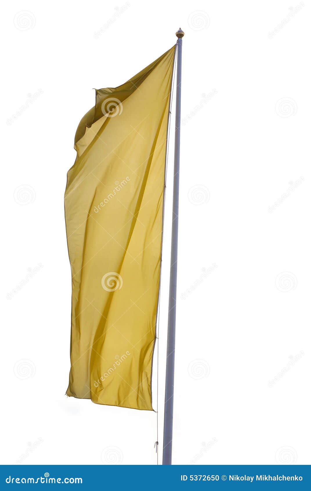 Yellow flag stock photo. Image of white, pride, raise - 5372650