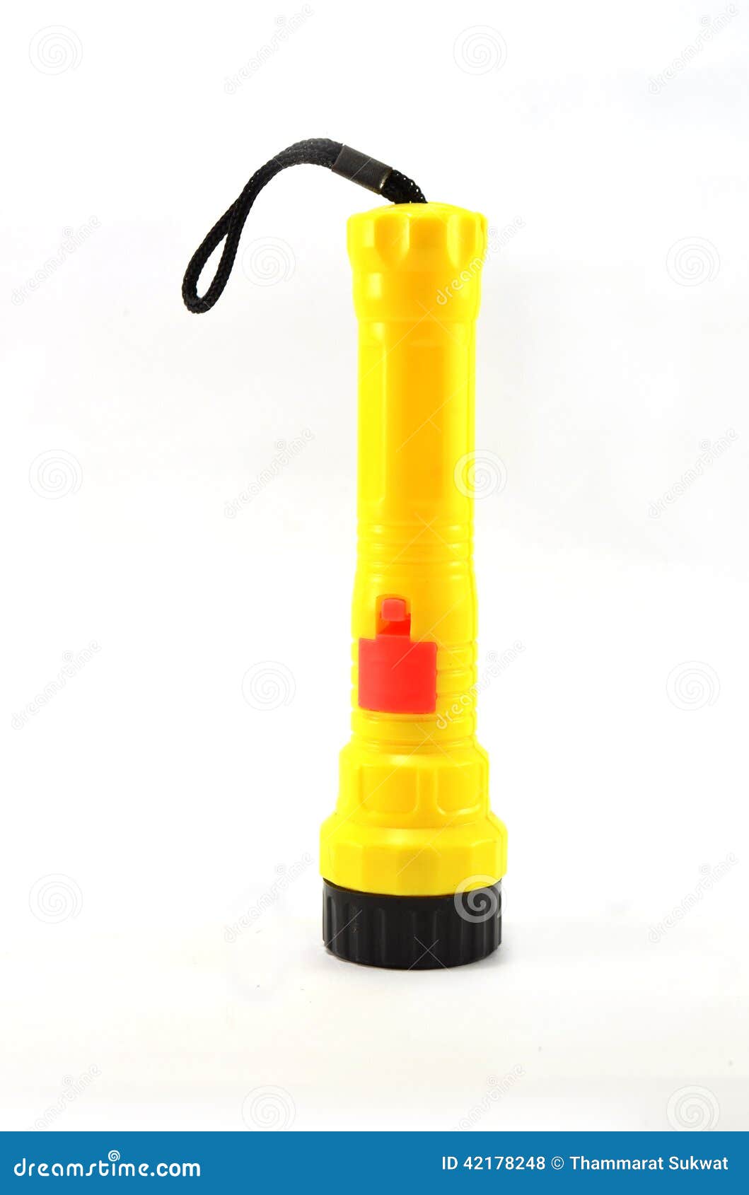 Yellow flashlight stock photo. Image of equipment, shiny - 42178248