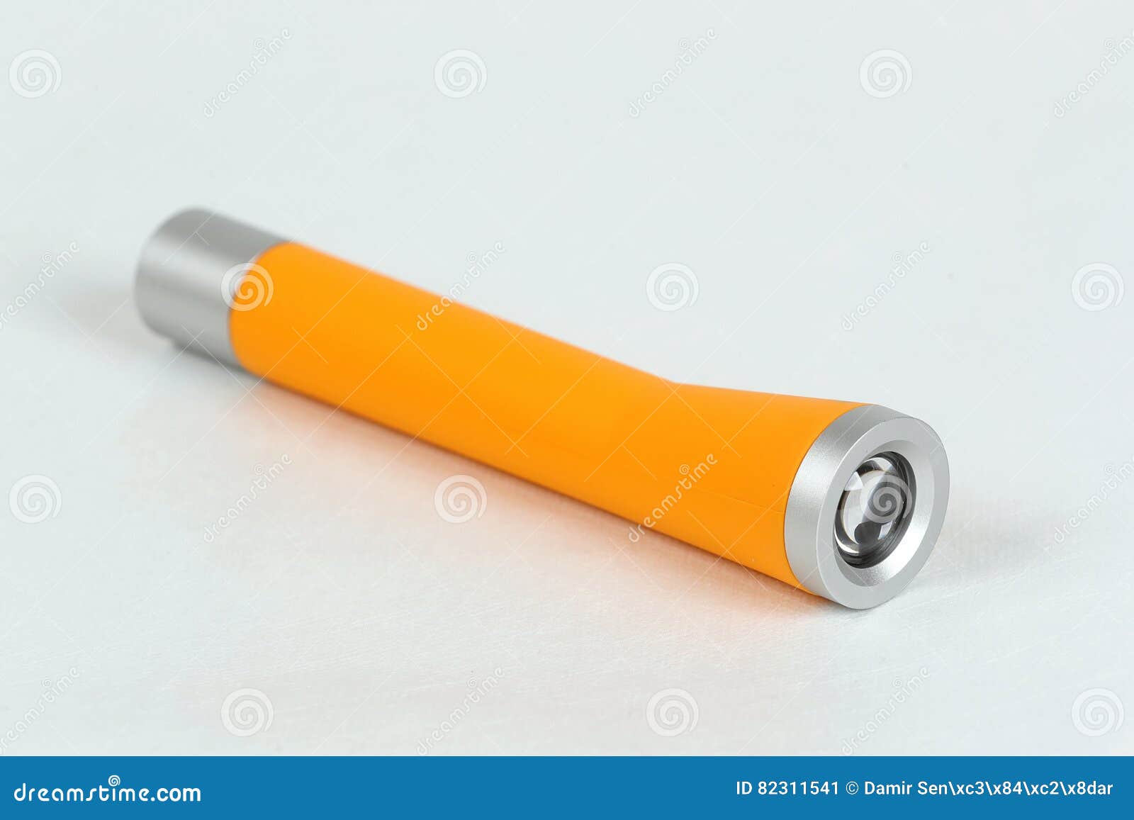 Yellow flashlight stock image. Image of studio, lights - 82311541