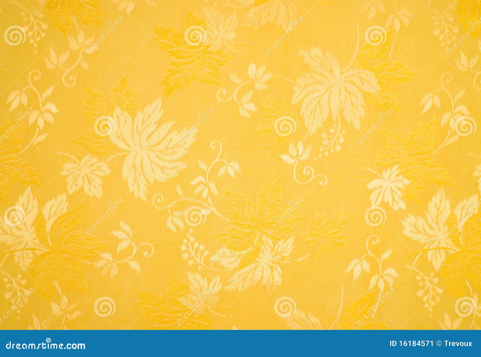 Yellow floral pattern stock image. Image of design, deco - 16184571