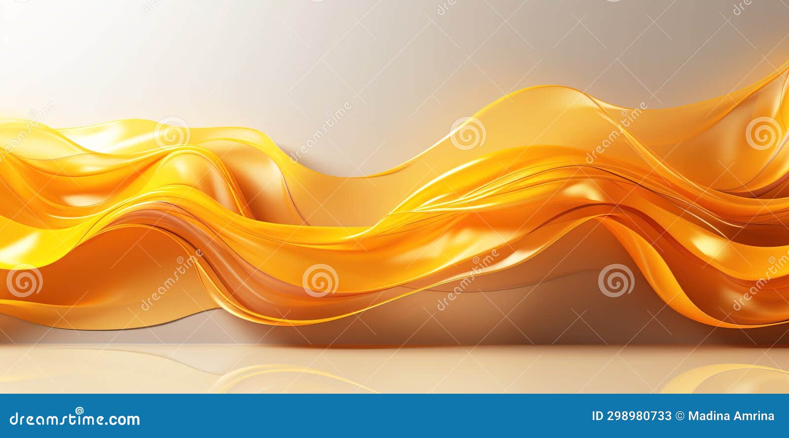 Yellow Flow Background. Abstract Yellow Background Stock Illustration ...