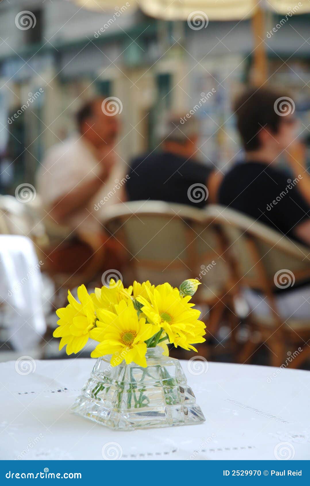 Yellow flower on a table stock photo. Image of relaxation - 2529970